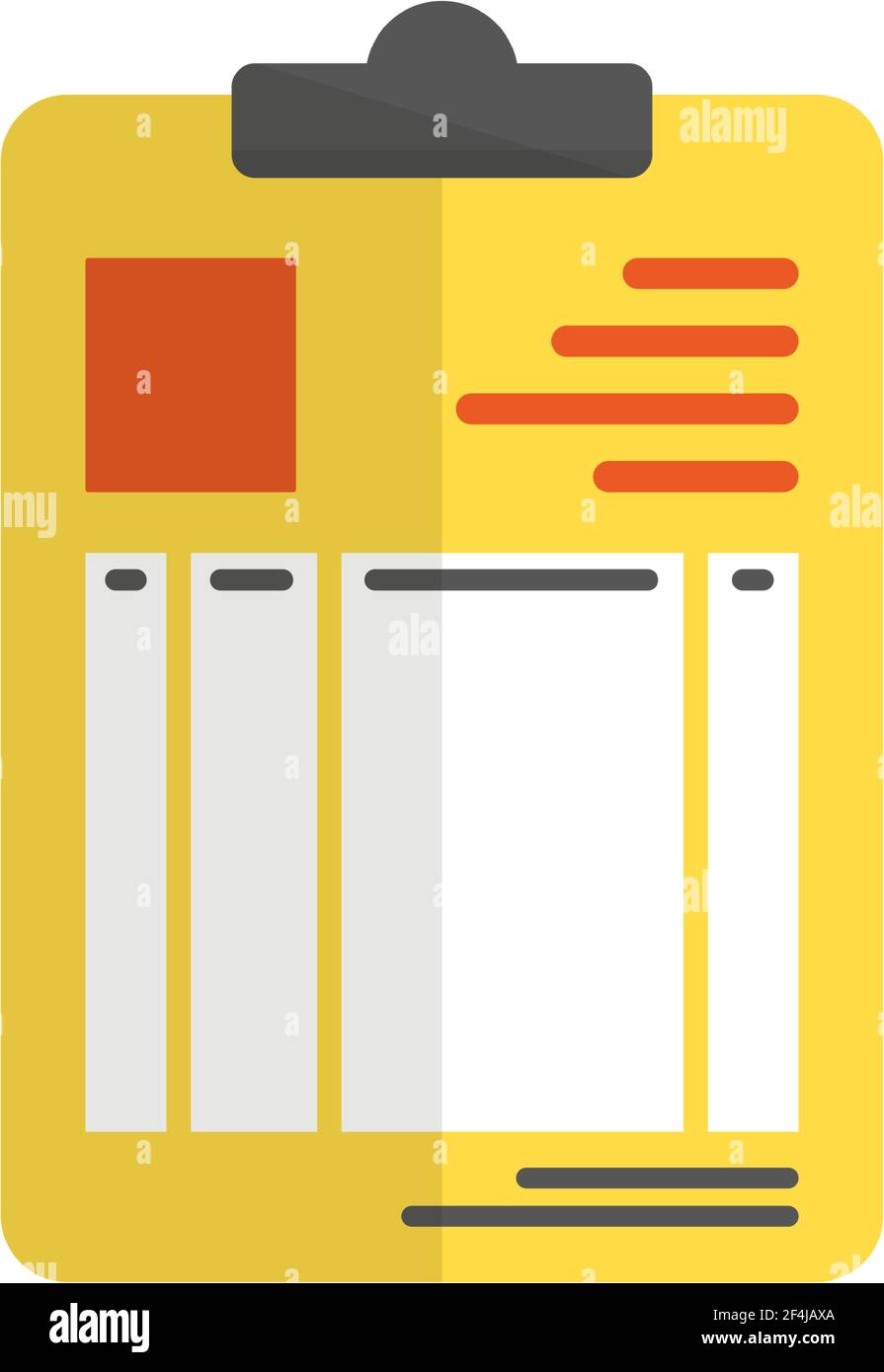Patient medical card report icon vector on white Stock Vector Image ...