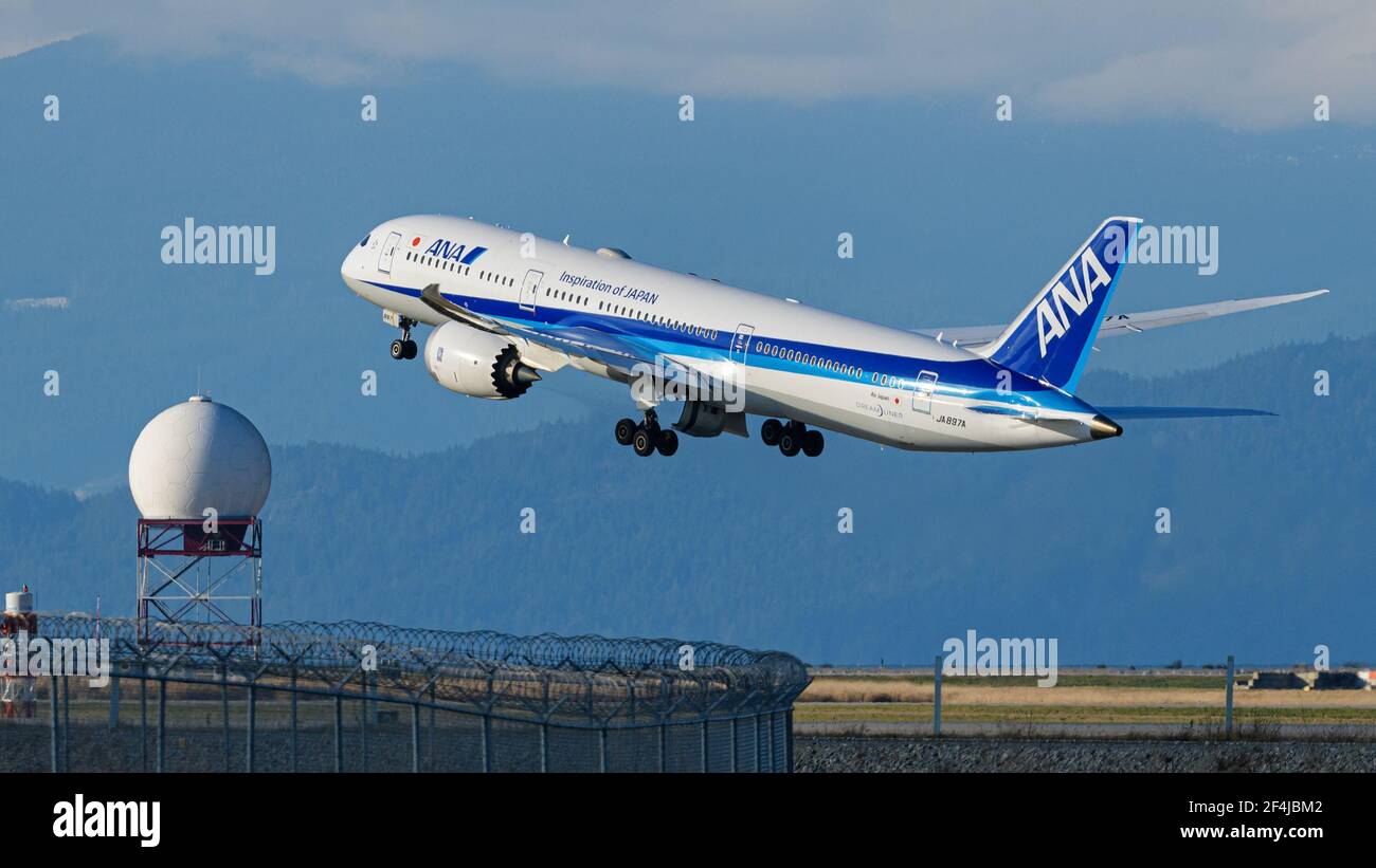 Richmond, British Columbia, Canada. 9th Feb, 2021. An ANA All Nippon ...
