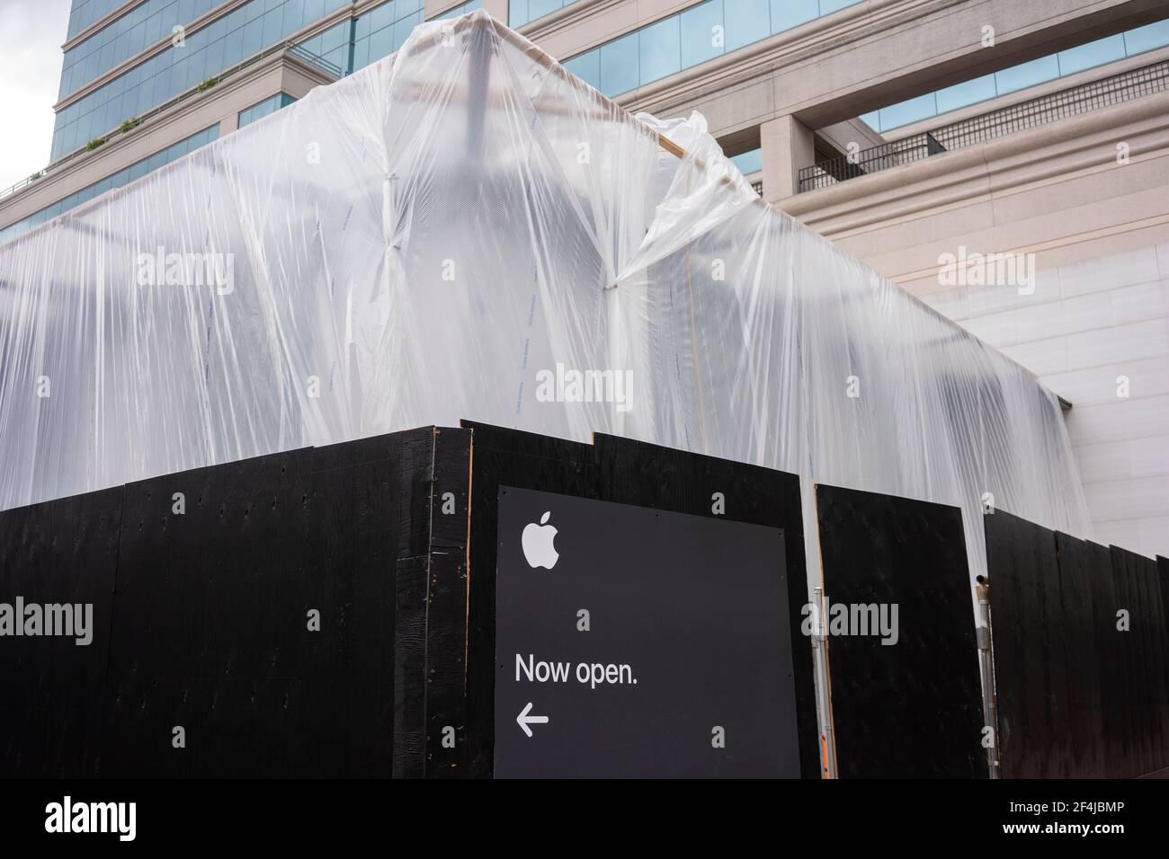 Apple Store Pioneer Place in downtown Portland reopened on February 22 ...