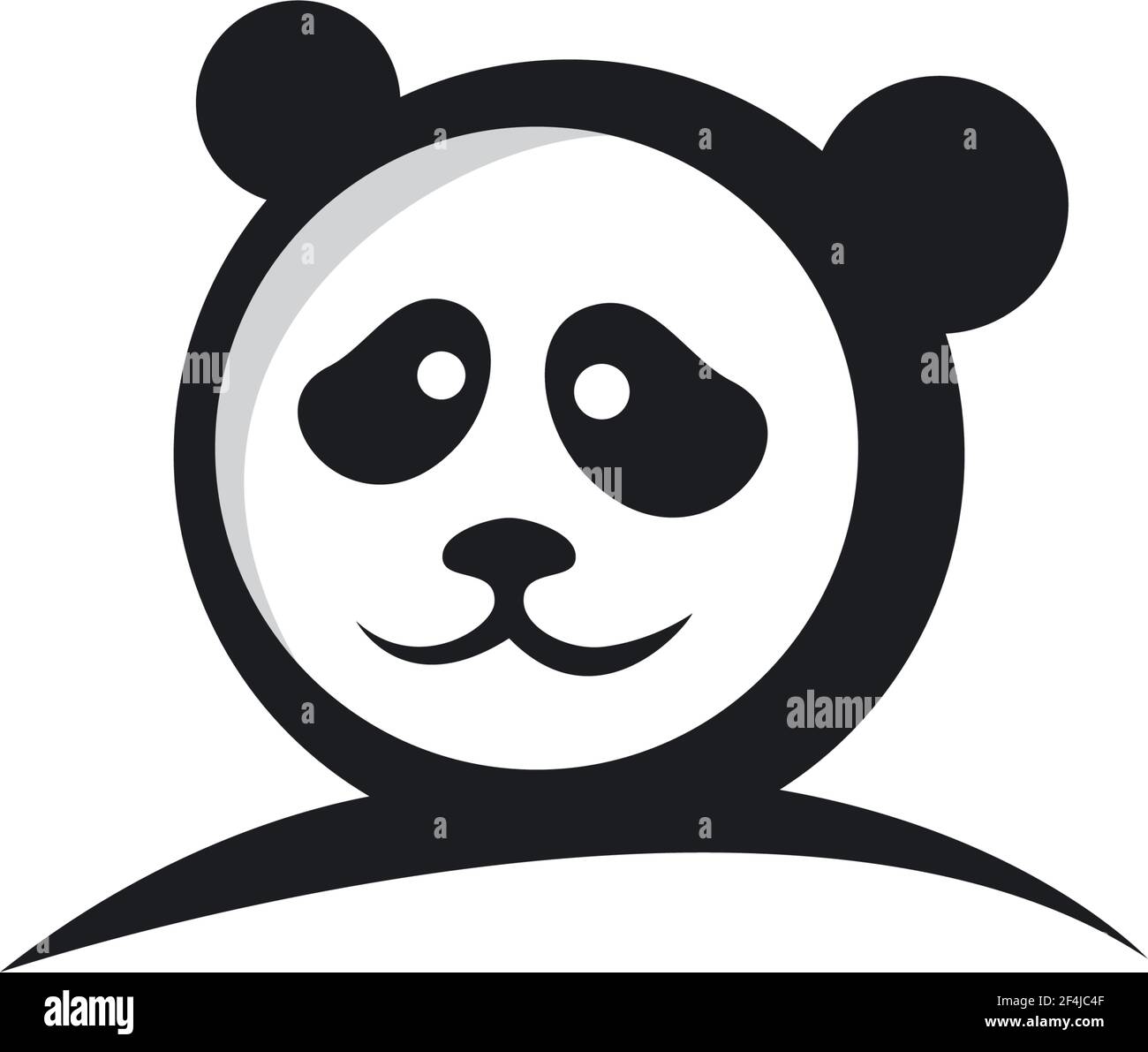 Panda logo template vector icon illustration design Stock Vector Image ...