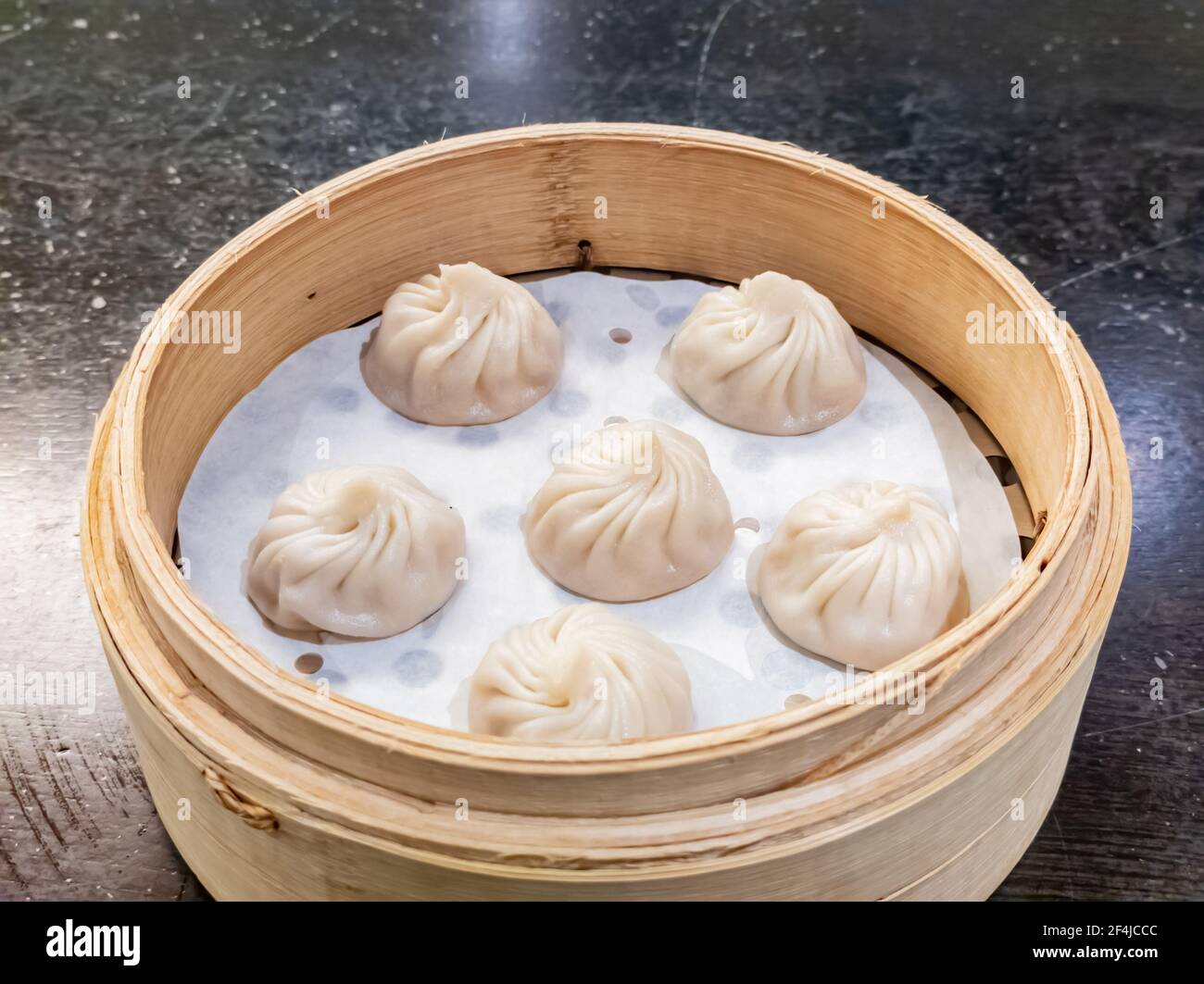 Close up shot of pork soup dumpling at Las Vegas, Nevada Stock Photo ...