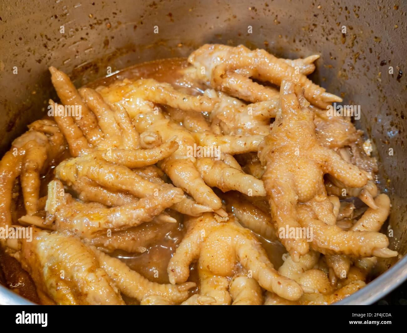 Braised chicken feet hi-res stock photography and images - Alamy