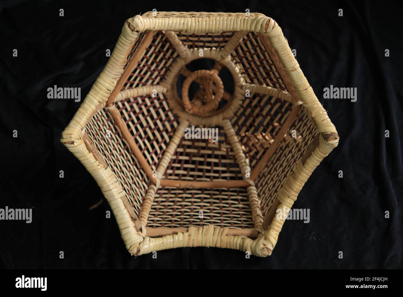 Beautiful hand crafted lantern hood made of natural rattan which is ...