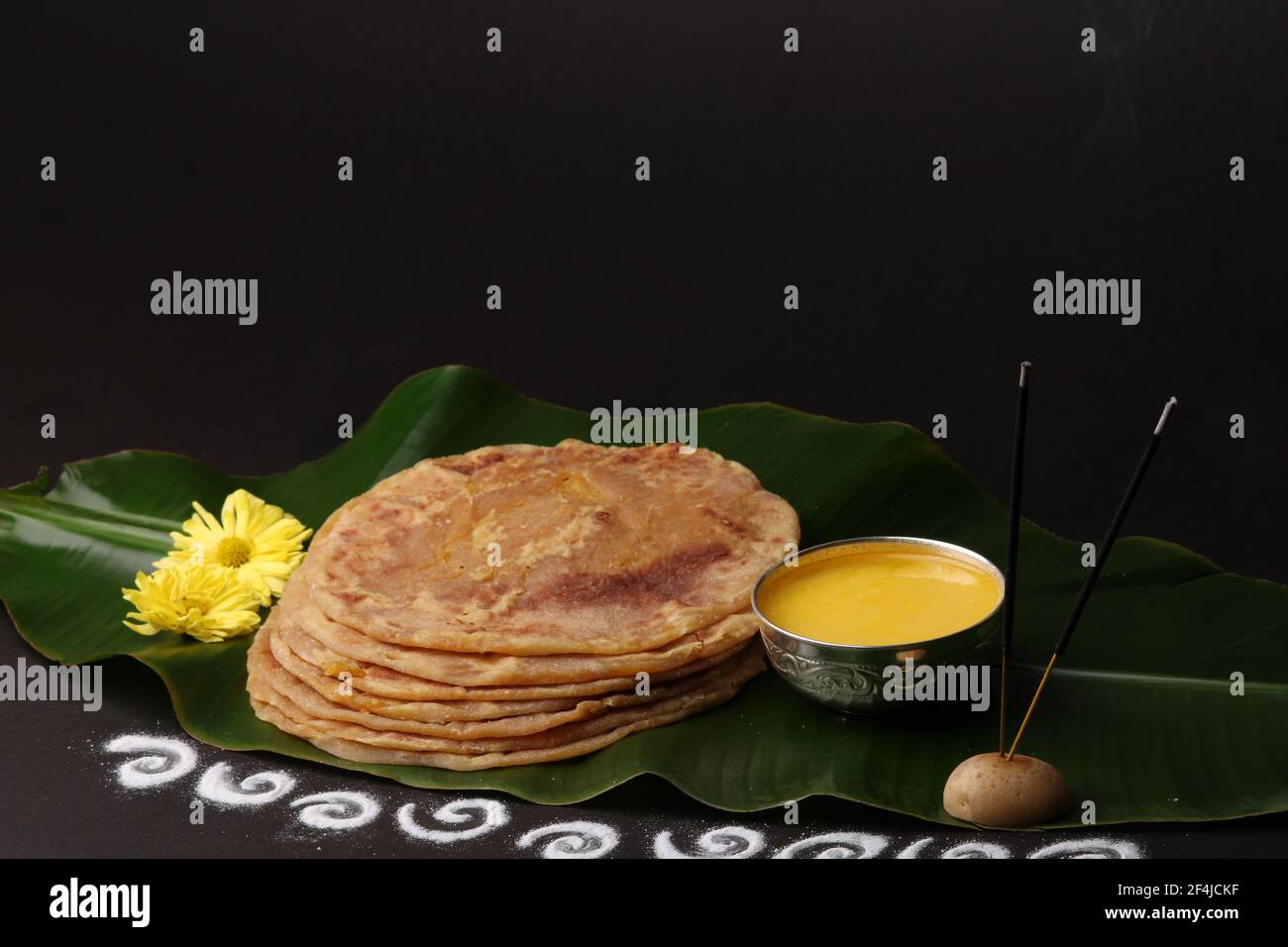 Puran Poli, also known as Holige, is an Indian sweet flatbread from ...
