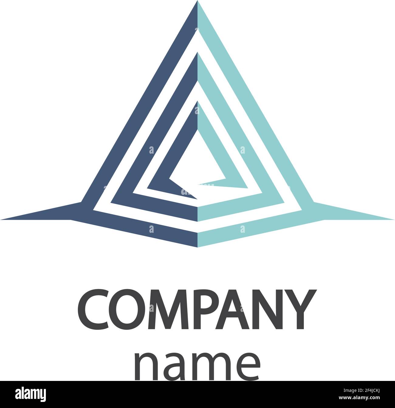 Pyramid logo vector icon illustration design Stock Vector Image & Art ...