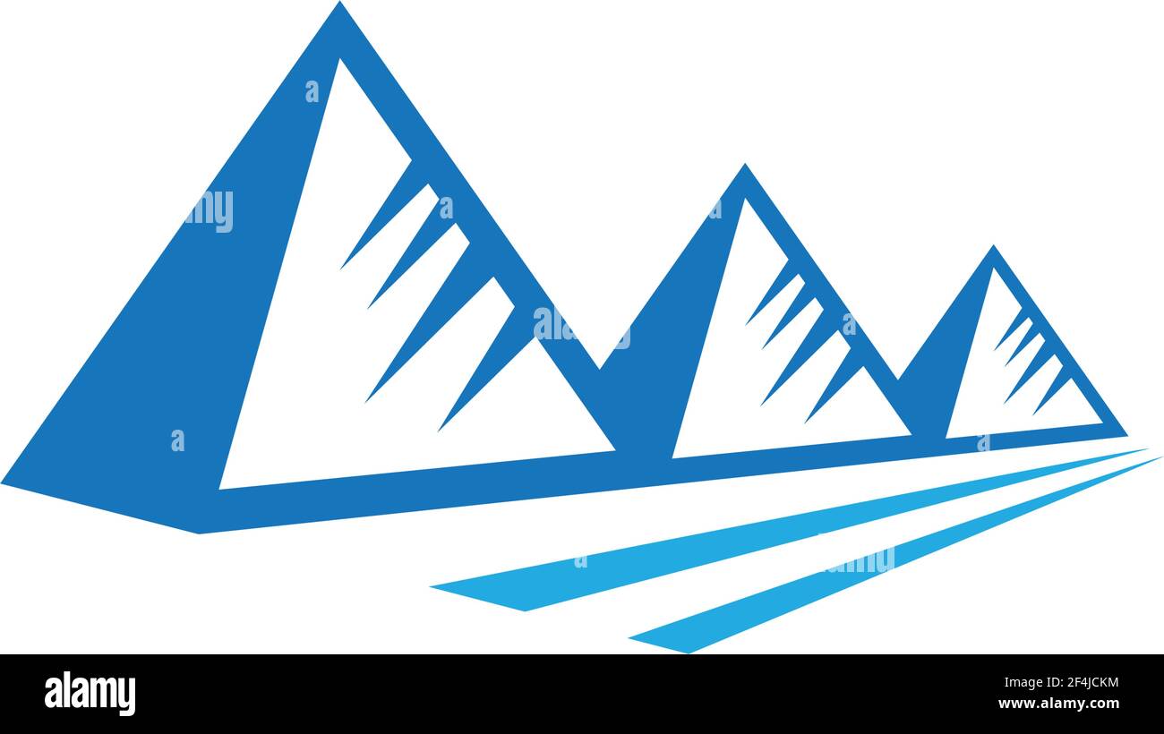 Pyramid logo vector icon illustration design Stock Vector Image & Art ...