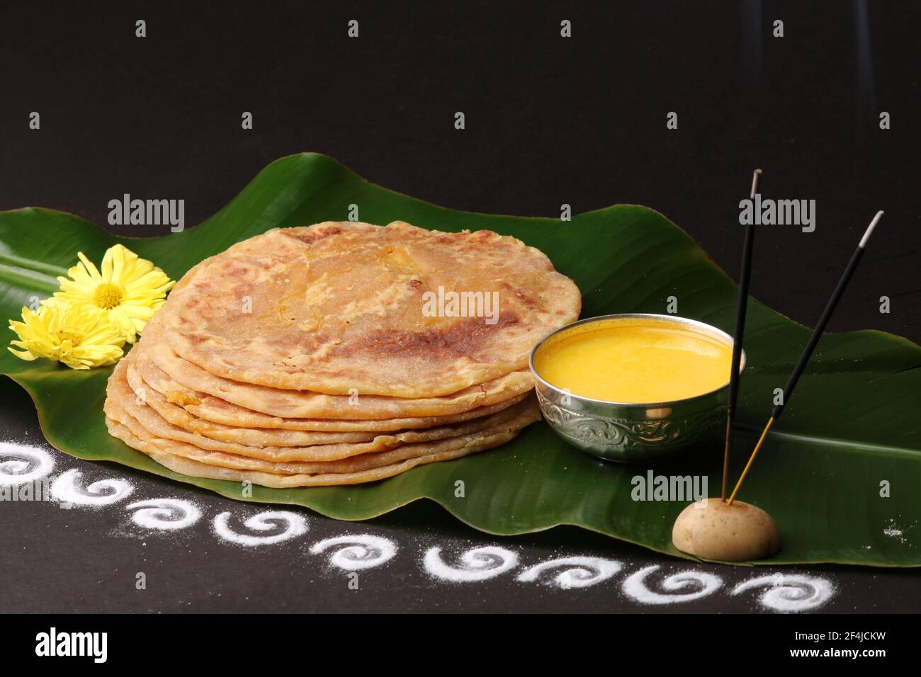 Puran Poli, also known as Holige, is an Indian sweet flatbread from ...