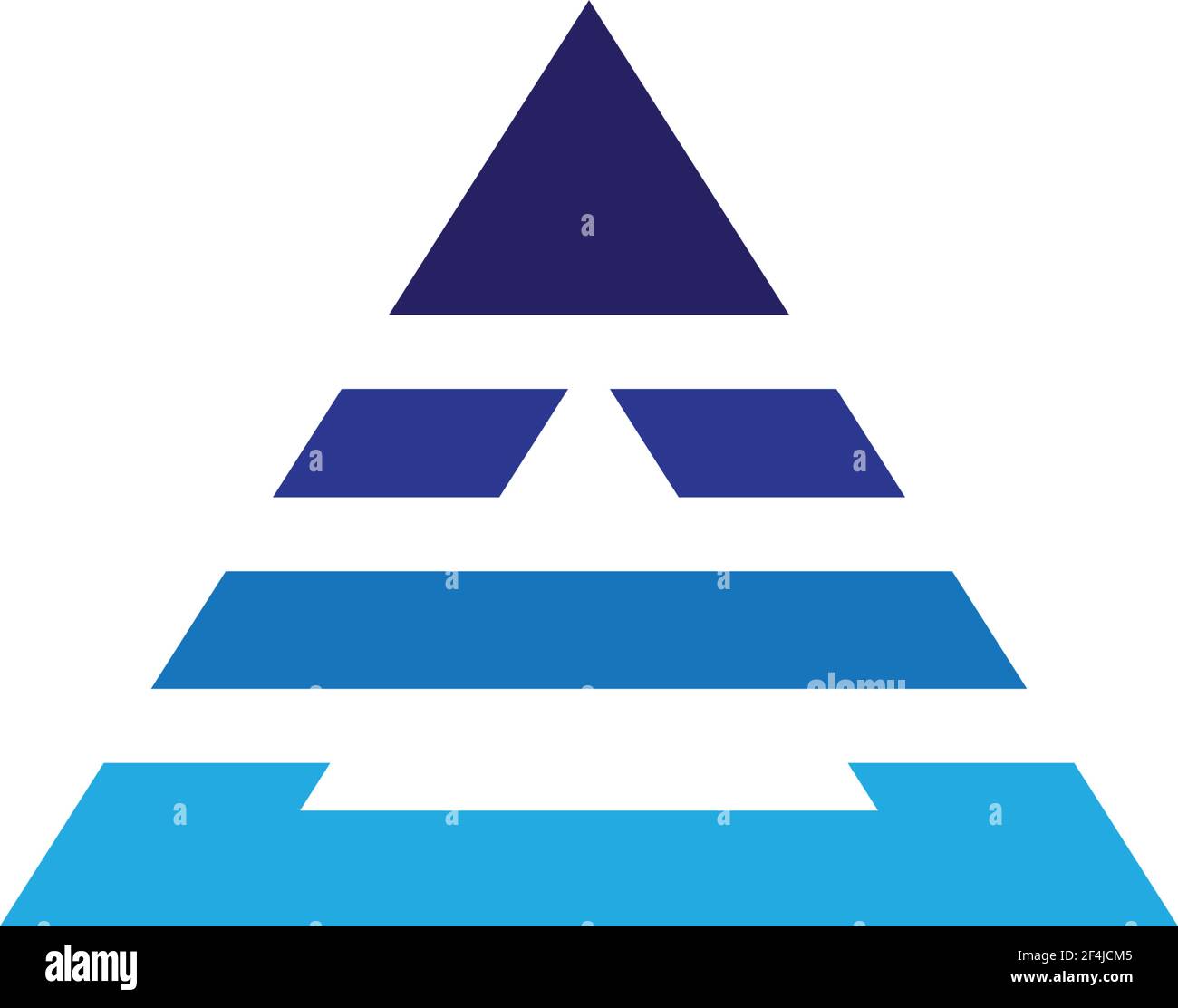 Pyramid logo vector icon illustration design Stock Vector Image & Art ...