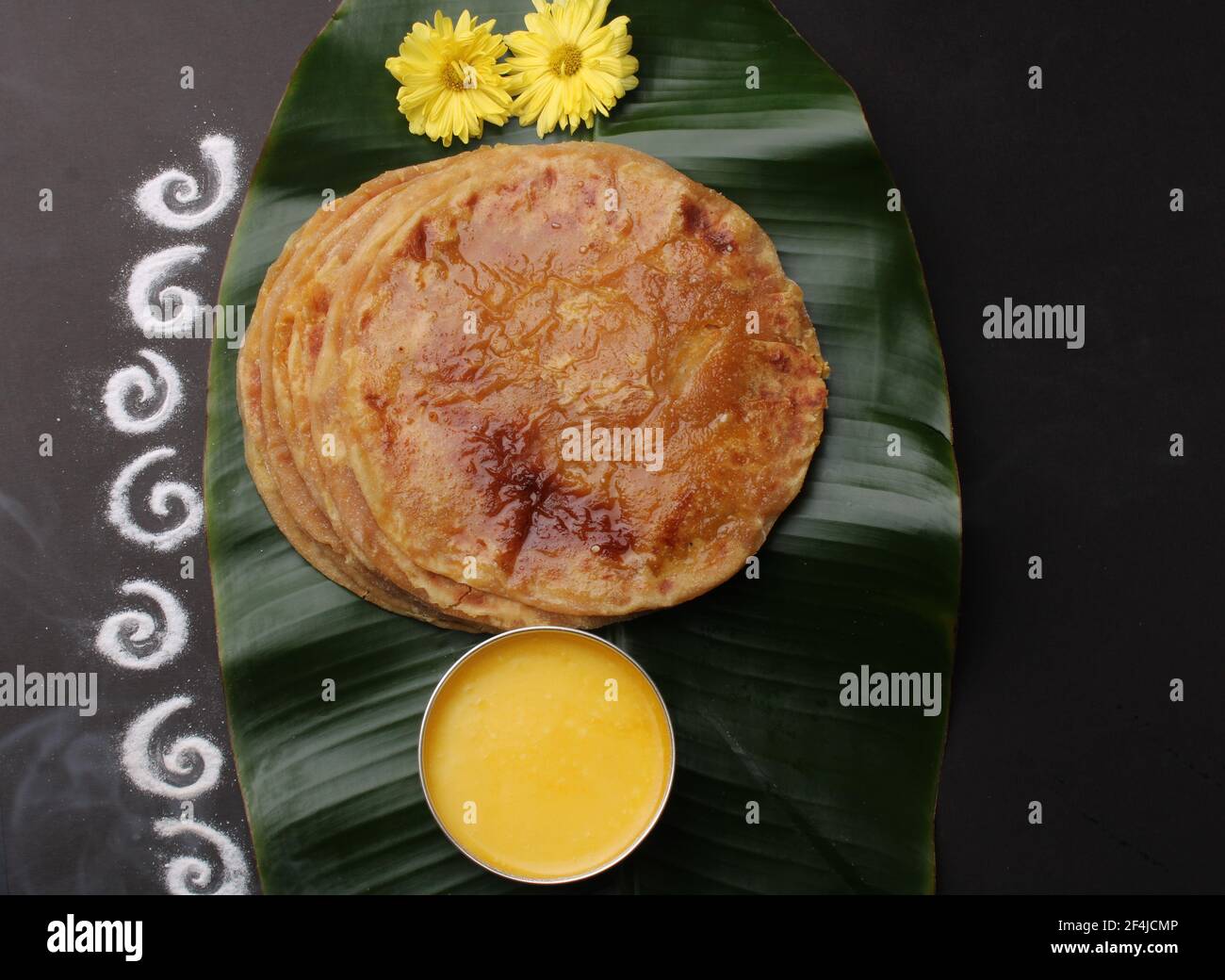 Puran Poli, also known as Holige, is an Indian sweet flatbread from ...