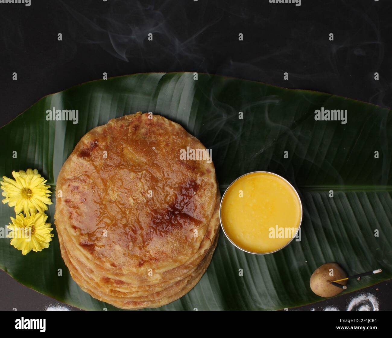 Puran Poli, also known as Holige, is an Indian sweet flatbread from ...