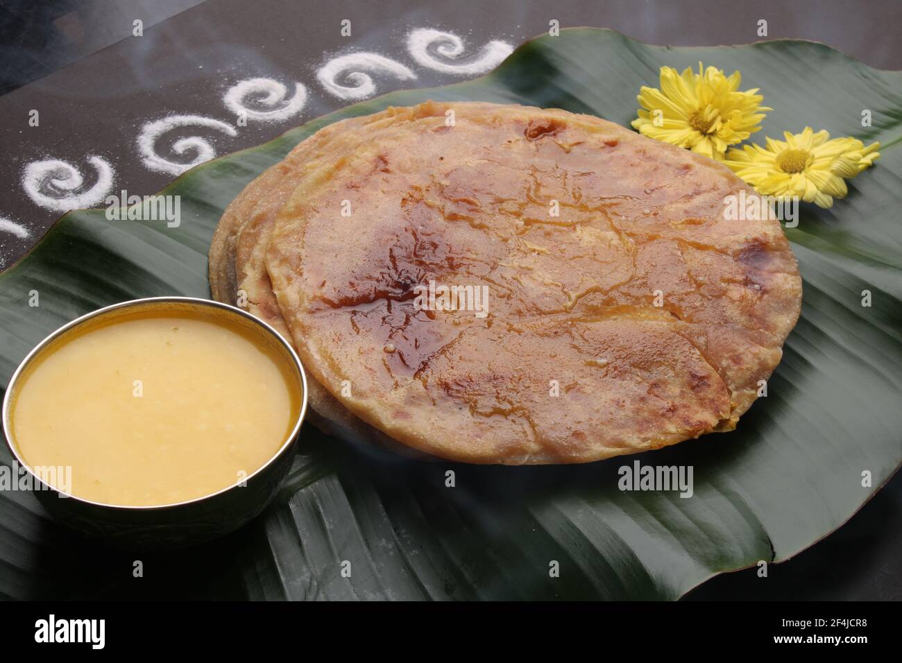 Puran Poli, also known as Holige, is an Indian sweet flatbread from ...