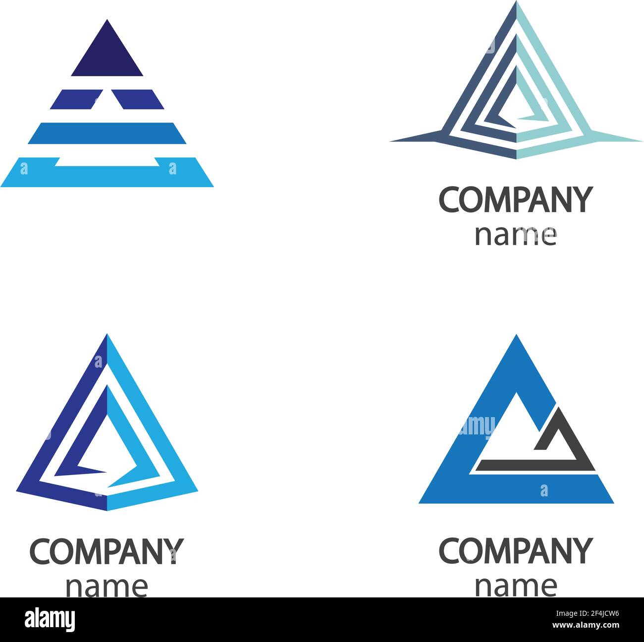 Pyramid logo vector icon illustration design Stock Vector Image & Art ...