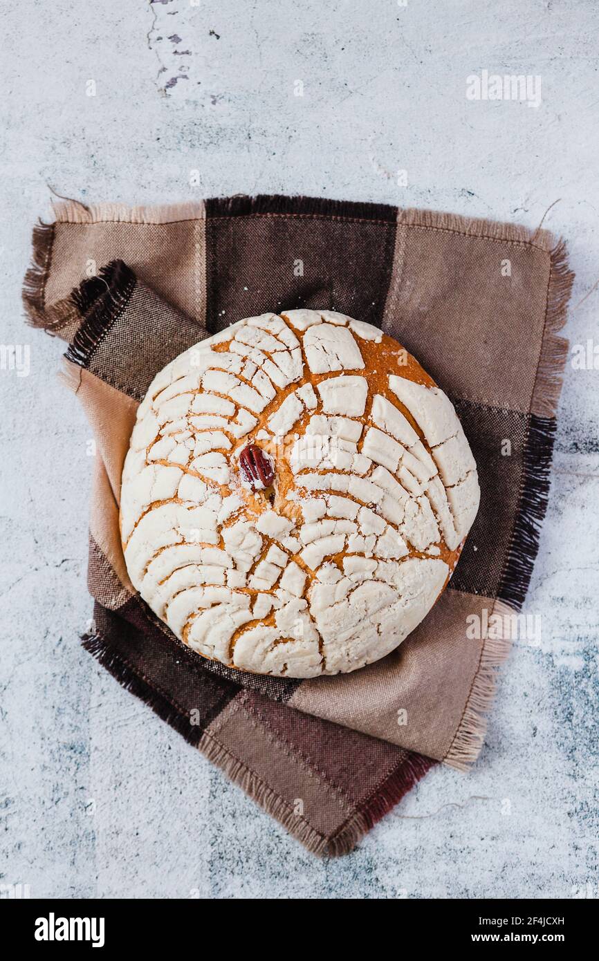 Conchas Mexican sweet bread traditional bakery and breakfast from ...