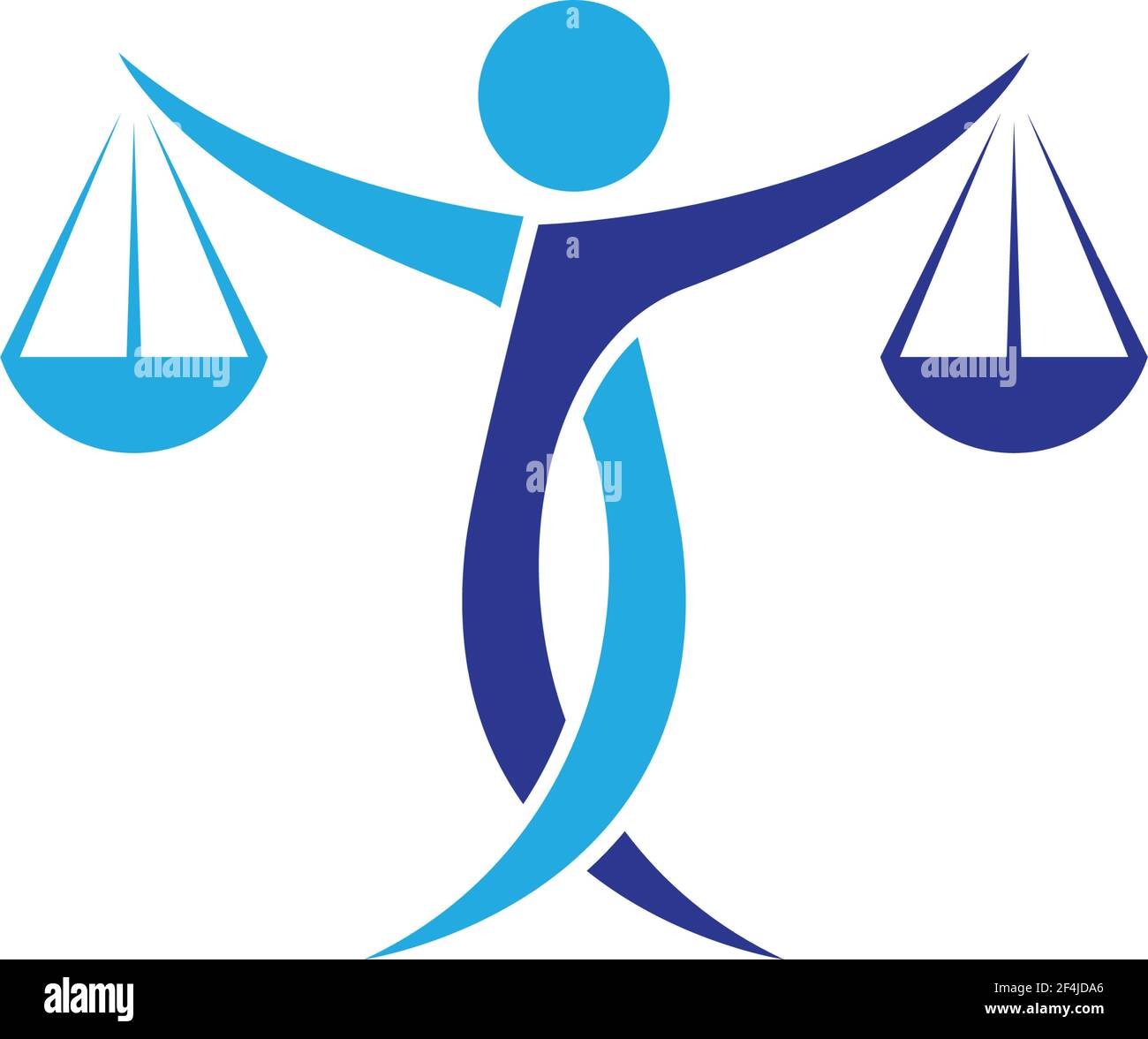 Justice Icon Vector Justice Minimalist And Flat Logo Vector