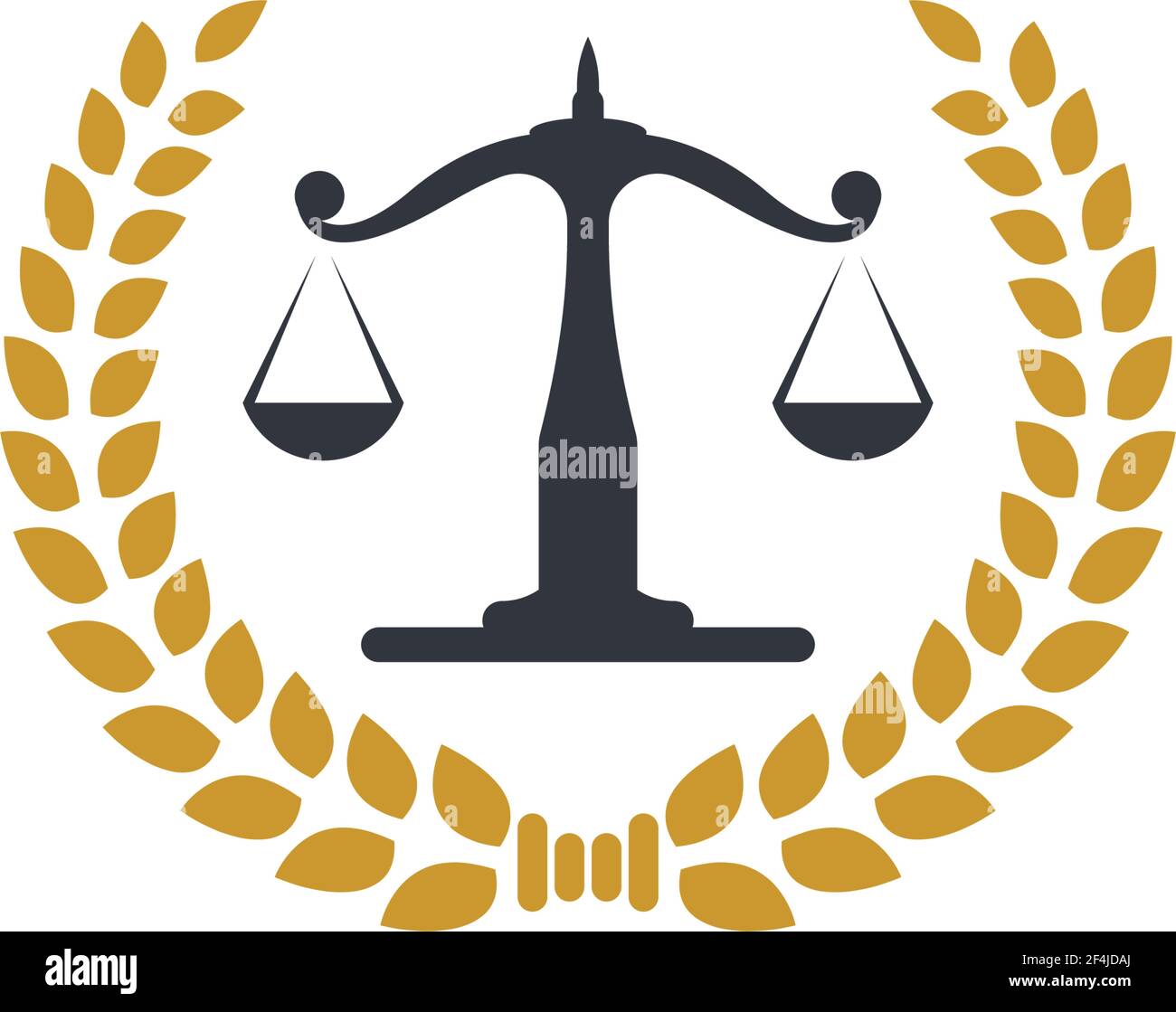 Justice and law logo vector icon illustration Stock Vector Image & Art ...