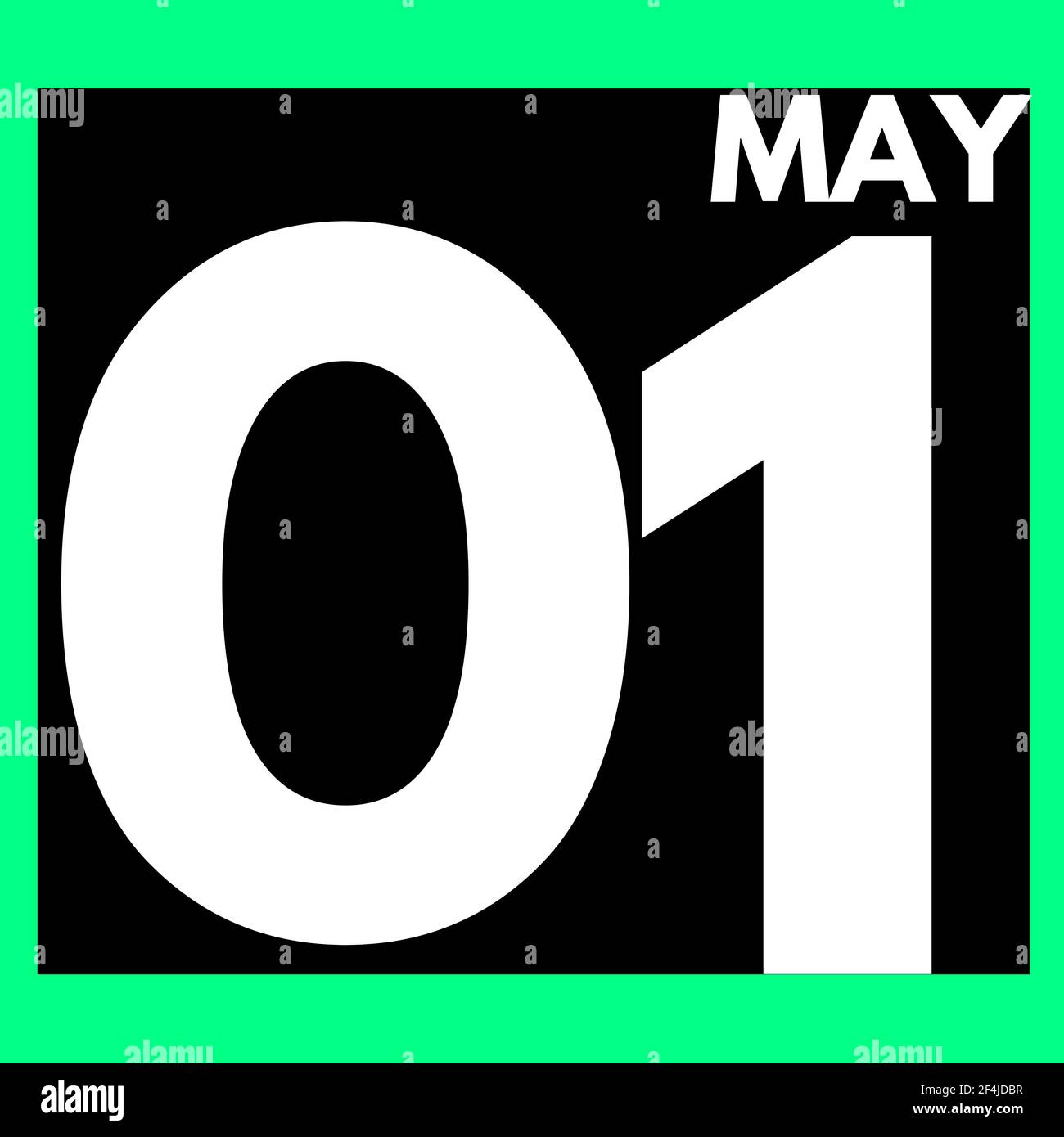 May 1 . Modern daily calendar icon .date ,day, month .calendar for the ...