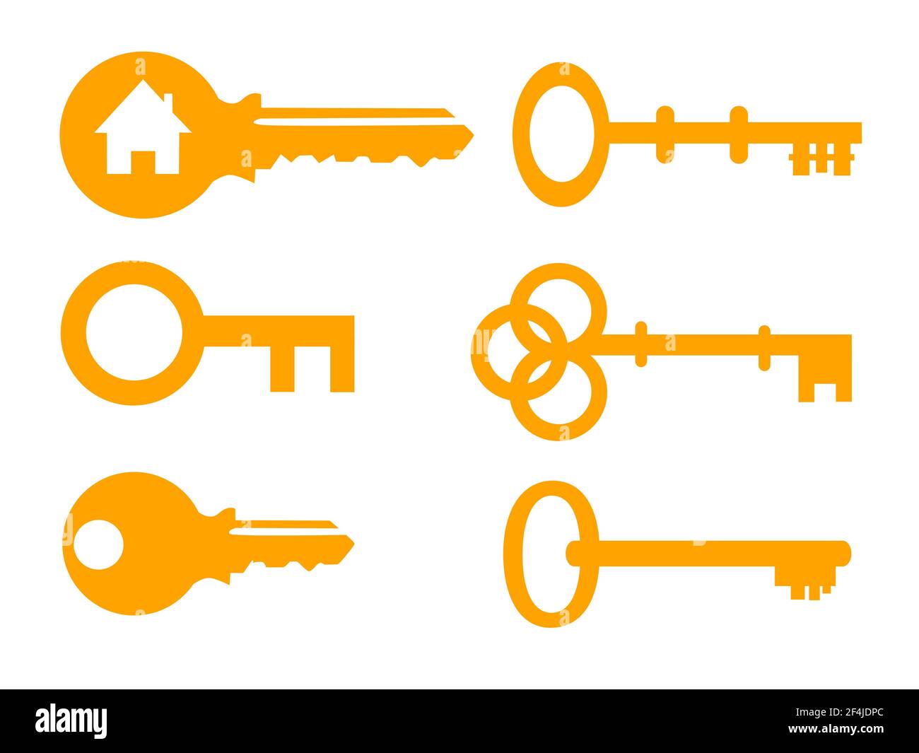 Key vector illustration icon set Stock Vector Image & Art - Alamy