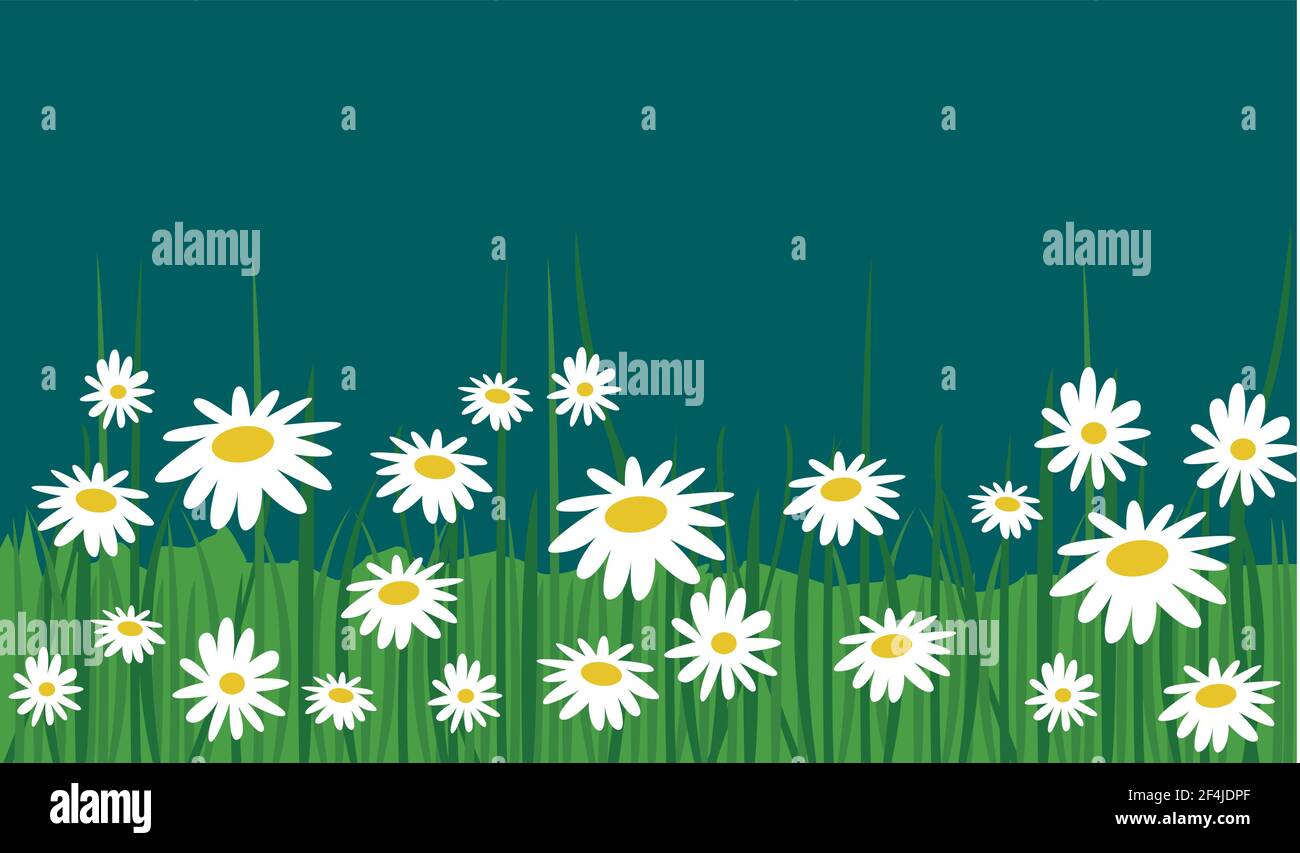 colorful spring flowers vector illustration Stock Vector Image & Art ...