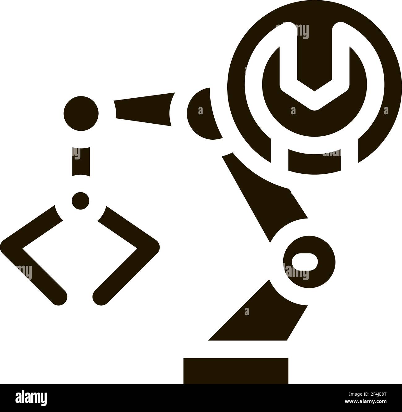Robot Repair Icon Vector Glyph Illustration Stock Vector Image & Art ...