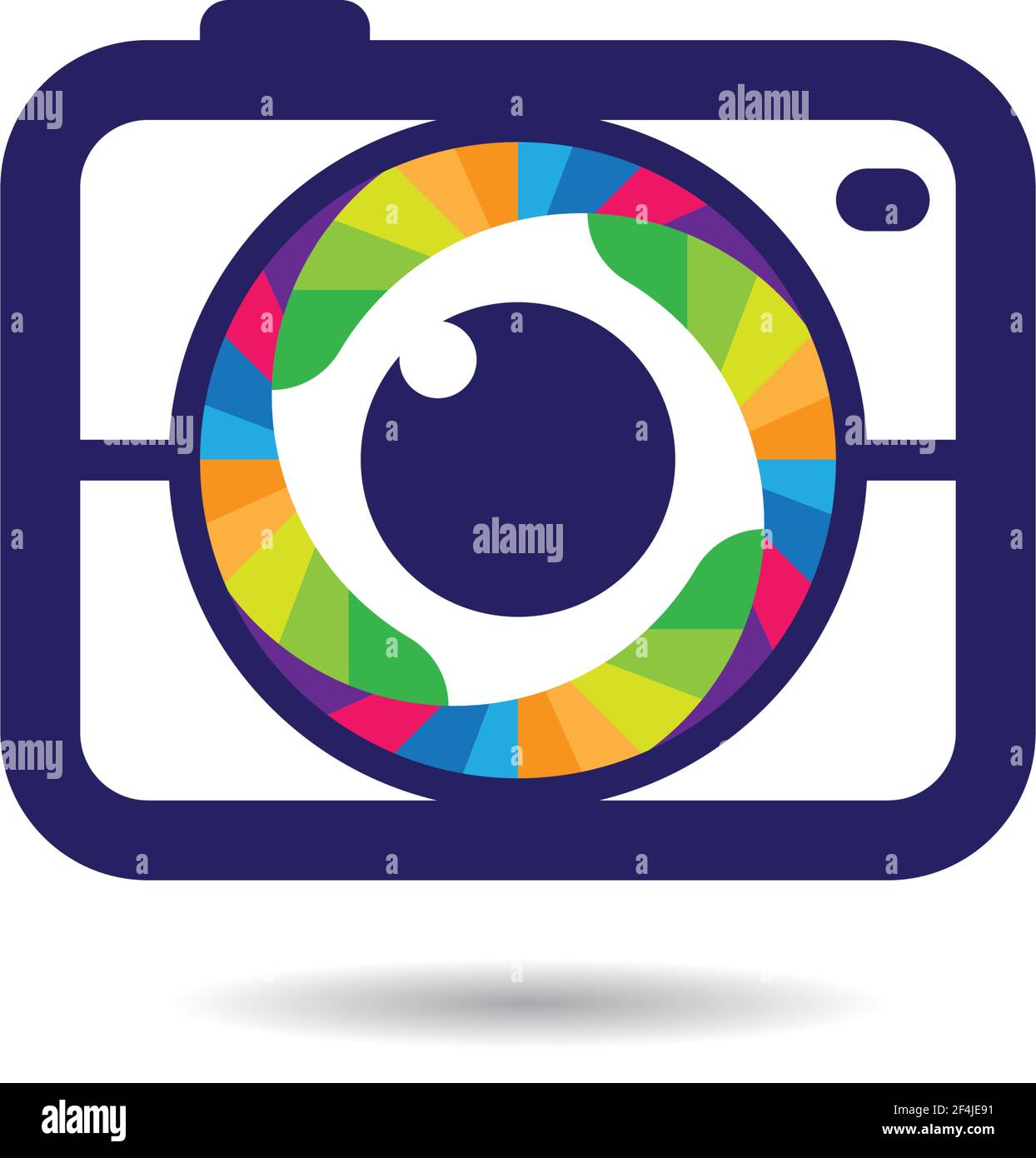 Camera logo vector icon illustration design Stock Vector Image & Art ...