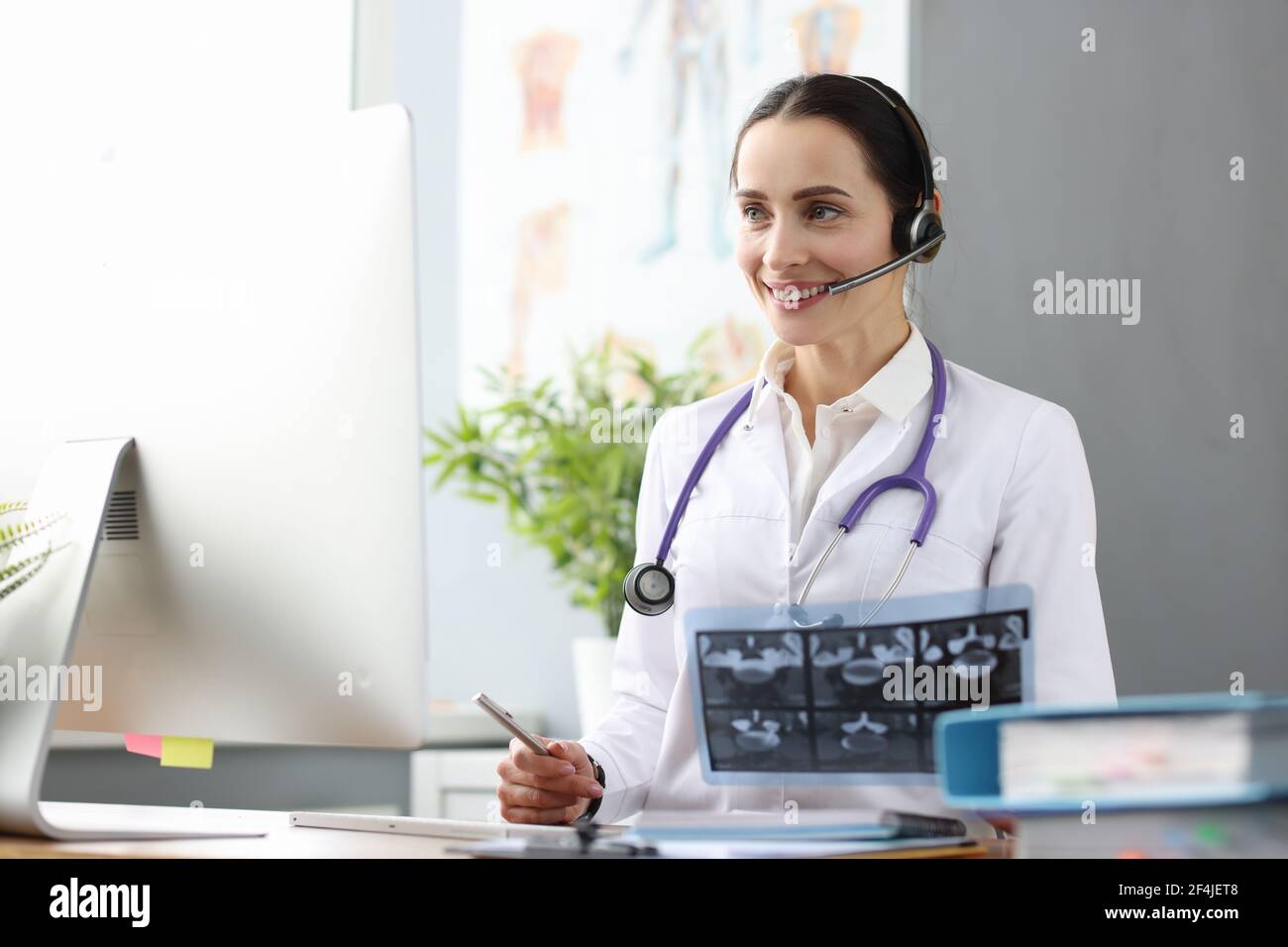 Doctor provides medical assistance hi-res stock photography and images ...