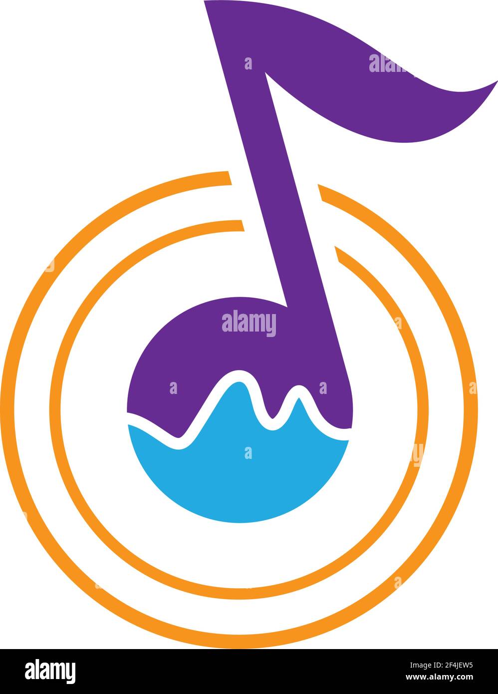 Music logo creative vector icon illustration Stock Vector Image & Art ...