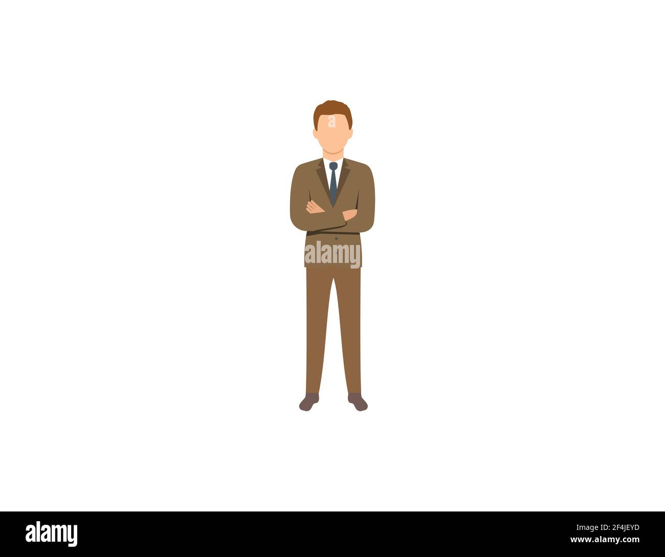 Vector illustration. Company head businessman icon Stock Vector Image ...