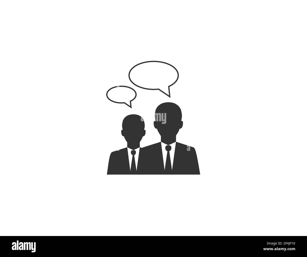 Vector illustration. People talking icon Stock Vector Image & Art - Alamy