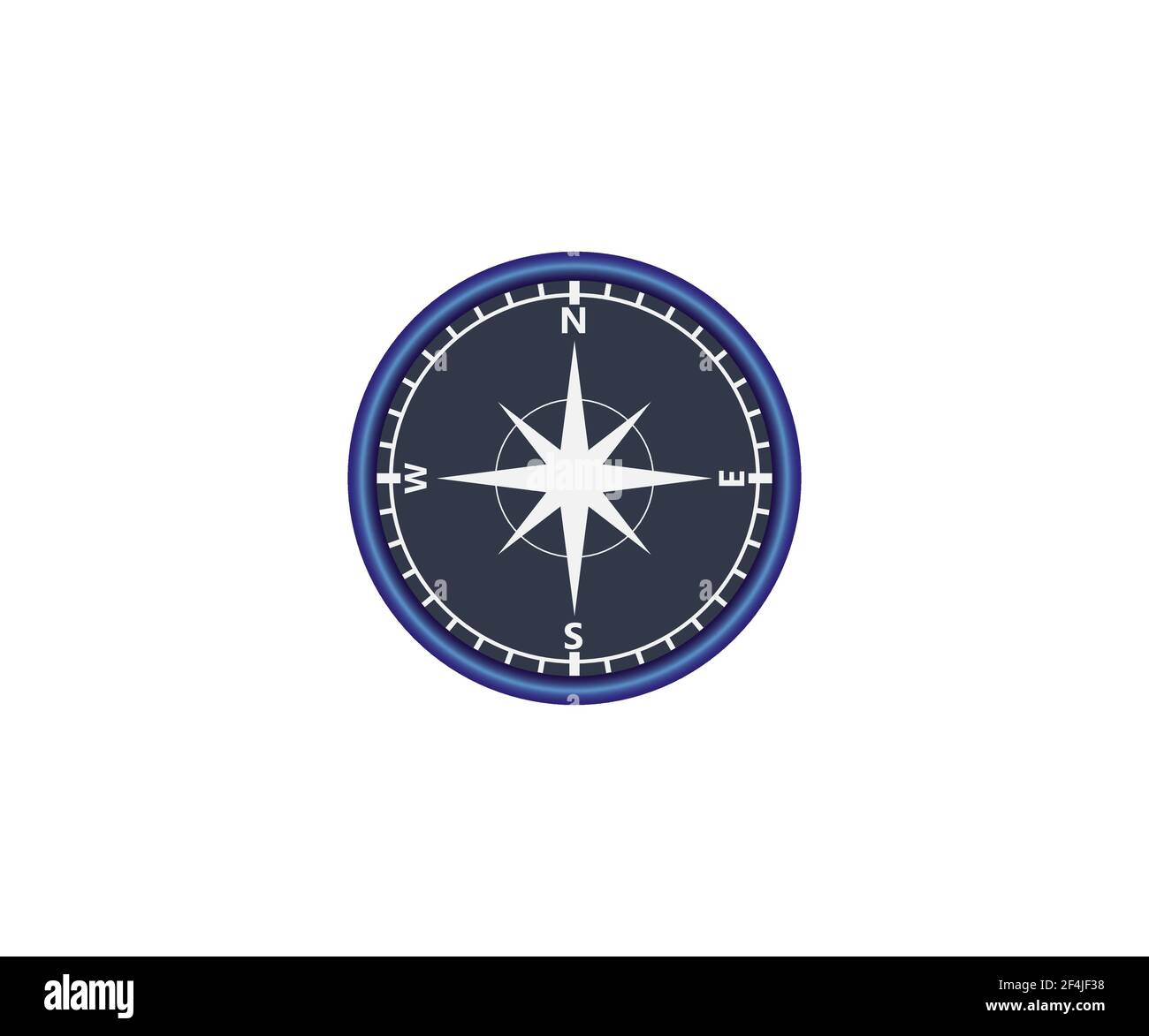 Vector illustration. Compass navigation icon Stock Vector Image & Art ...