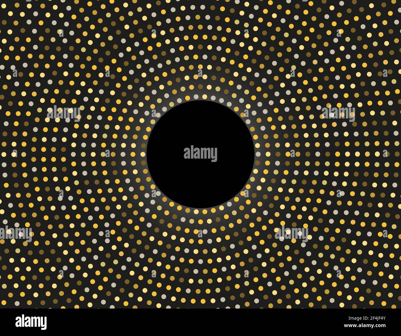 Vector illustration. Golden circle dots colored Stock Vector Image ...