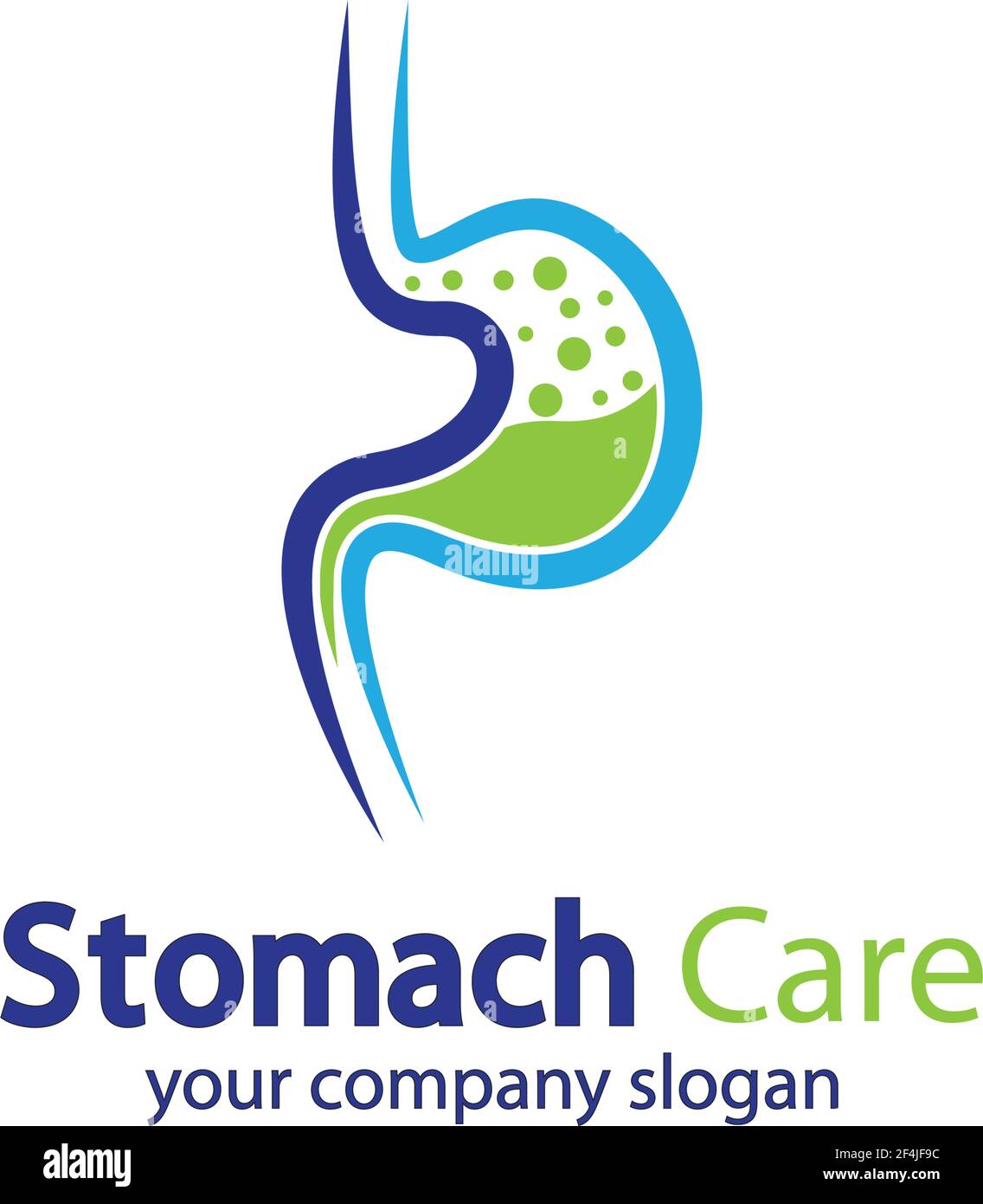 Stomach logo creative vector icon illustration Stock Vector Image & Art ...