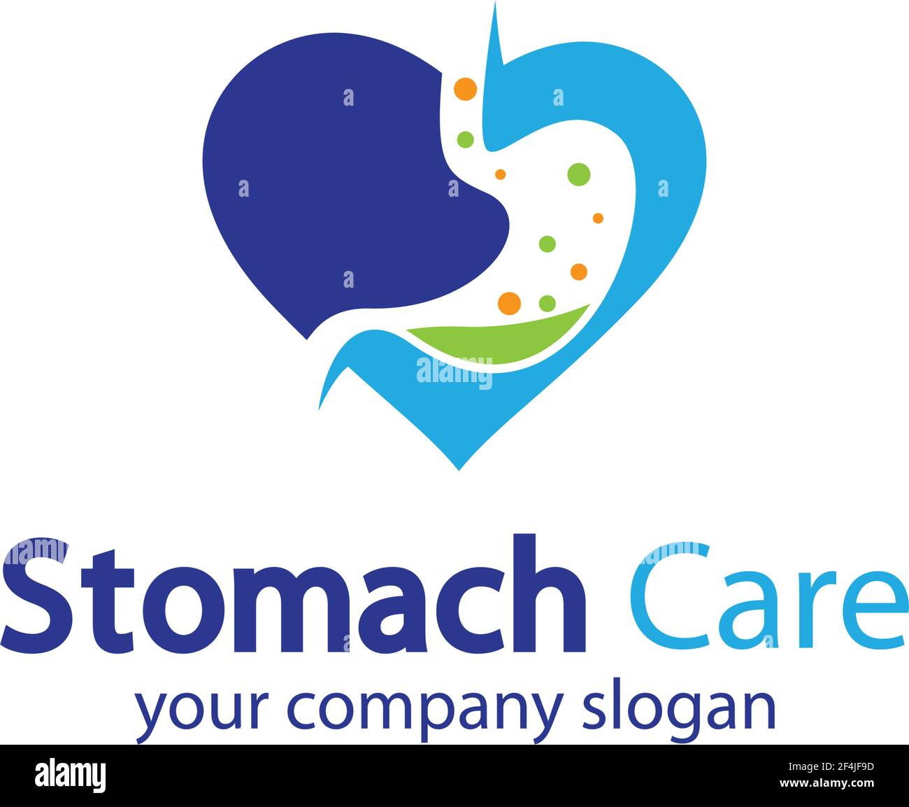 Stomach logo creative vector icon illustration Stock Vector Image & Art ...