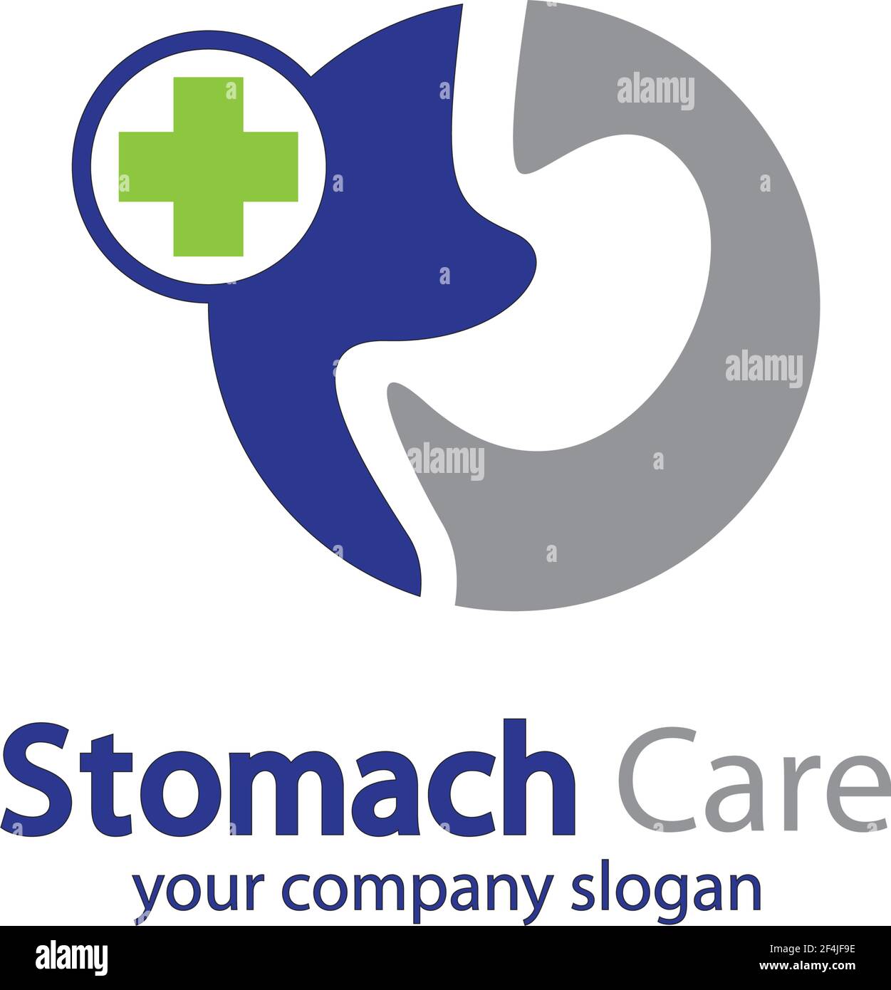 Stomach logo creative vector icon illustration Stock Vector Image & Art ...