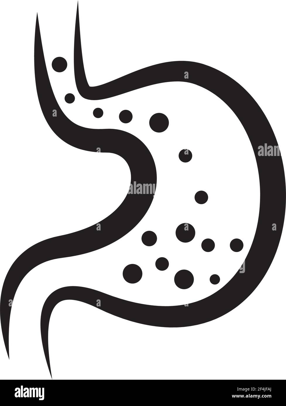 Stomach logo creative vector icon illustration Stock Vector Image & Art ...