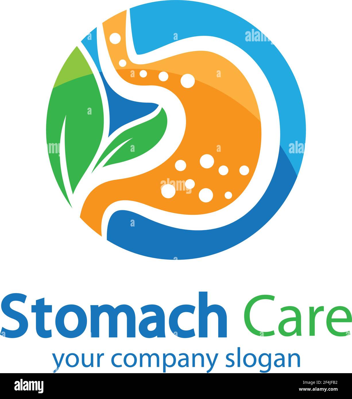 Stomach logo creative vector icon illustration Stock Vector Image & Art ...