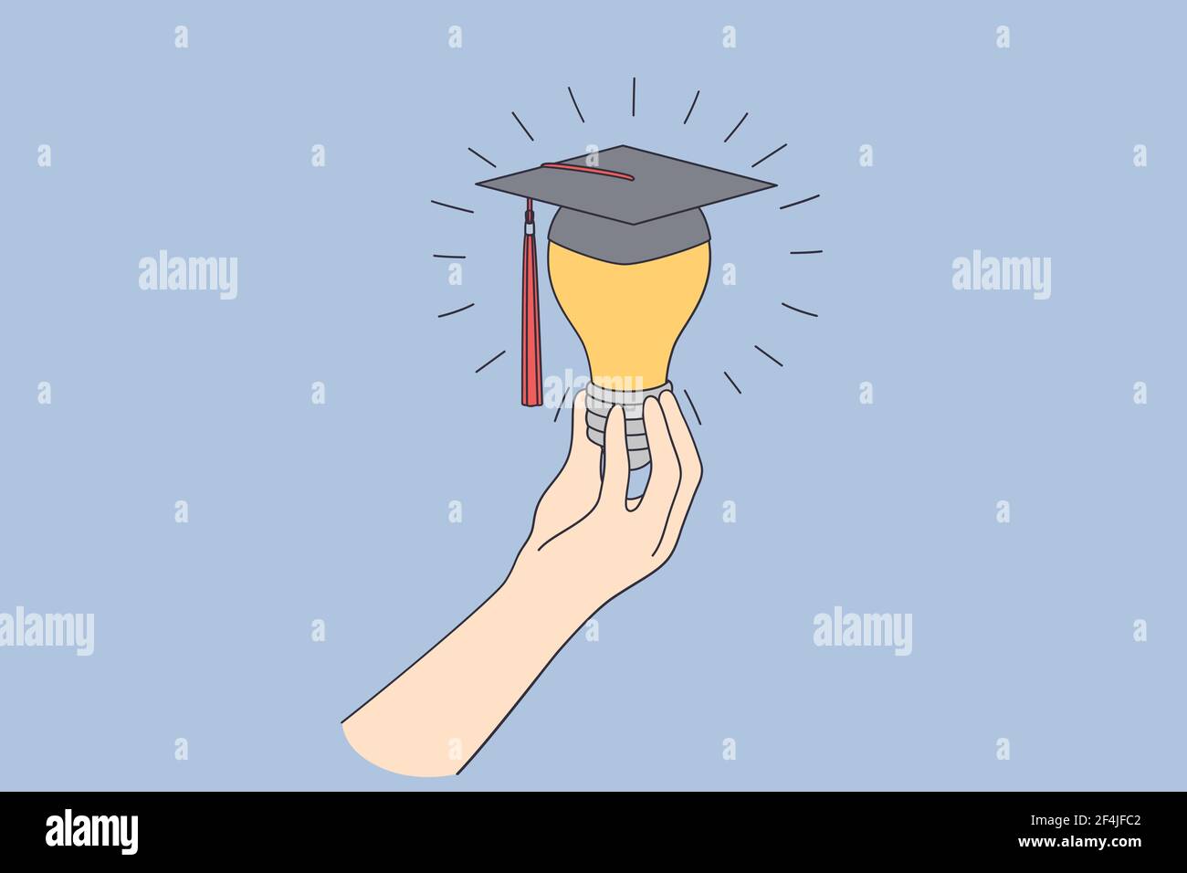 Business education, learning, new ideas concept Stock Vector Image ...