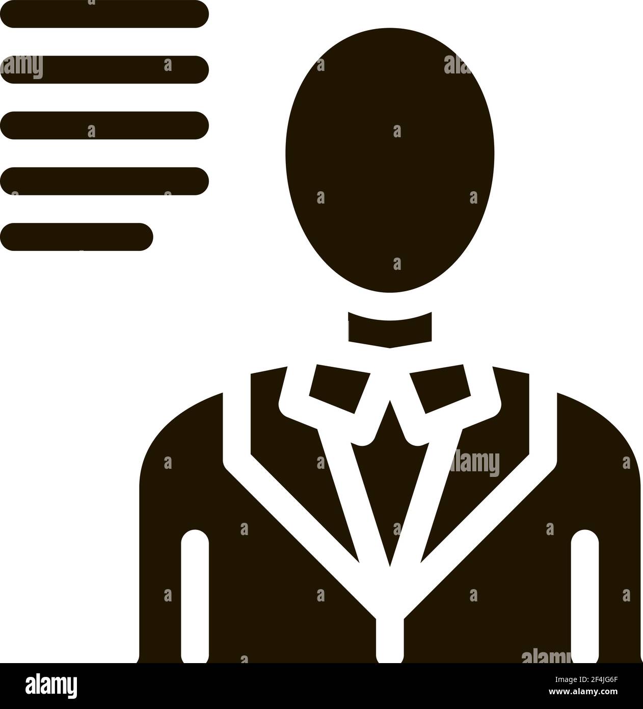 Human Silhouette Icon Vector Glyph Illustration Stock Vector Image ...