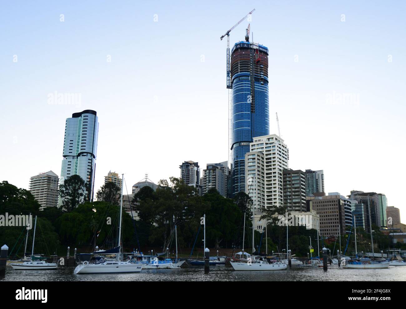 Skyline of Brisbane's Central Business District Stock Photo - Alamy