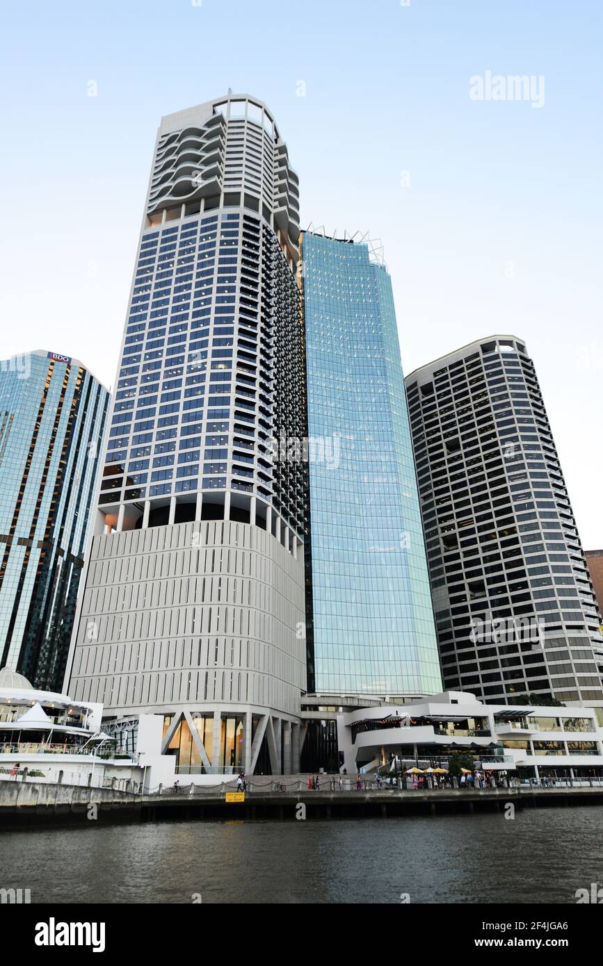 Skyline of Brisbane's Central Business District Stock Photo - Alamy