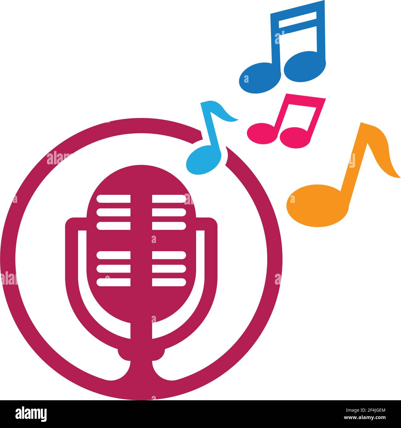 Music logo creative vector icon illustration Stock Vector Image & Art ...