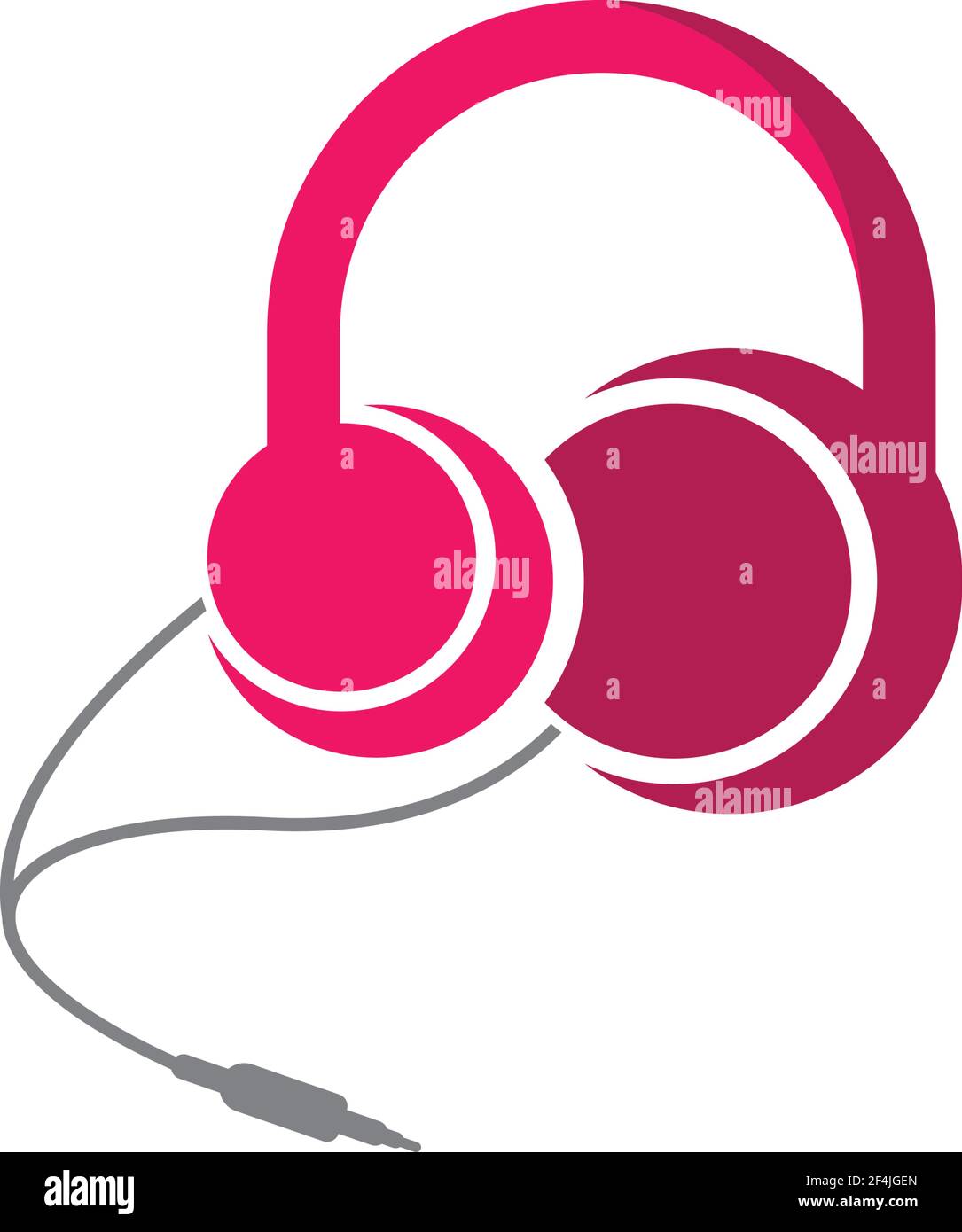 Headset icon logo vector illustration Stock Vector Image & Art - Alamy