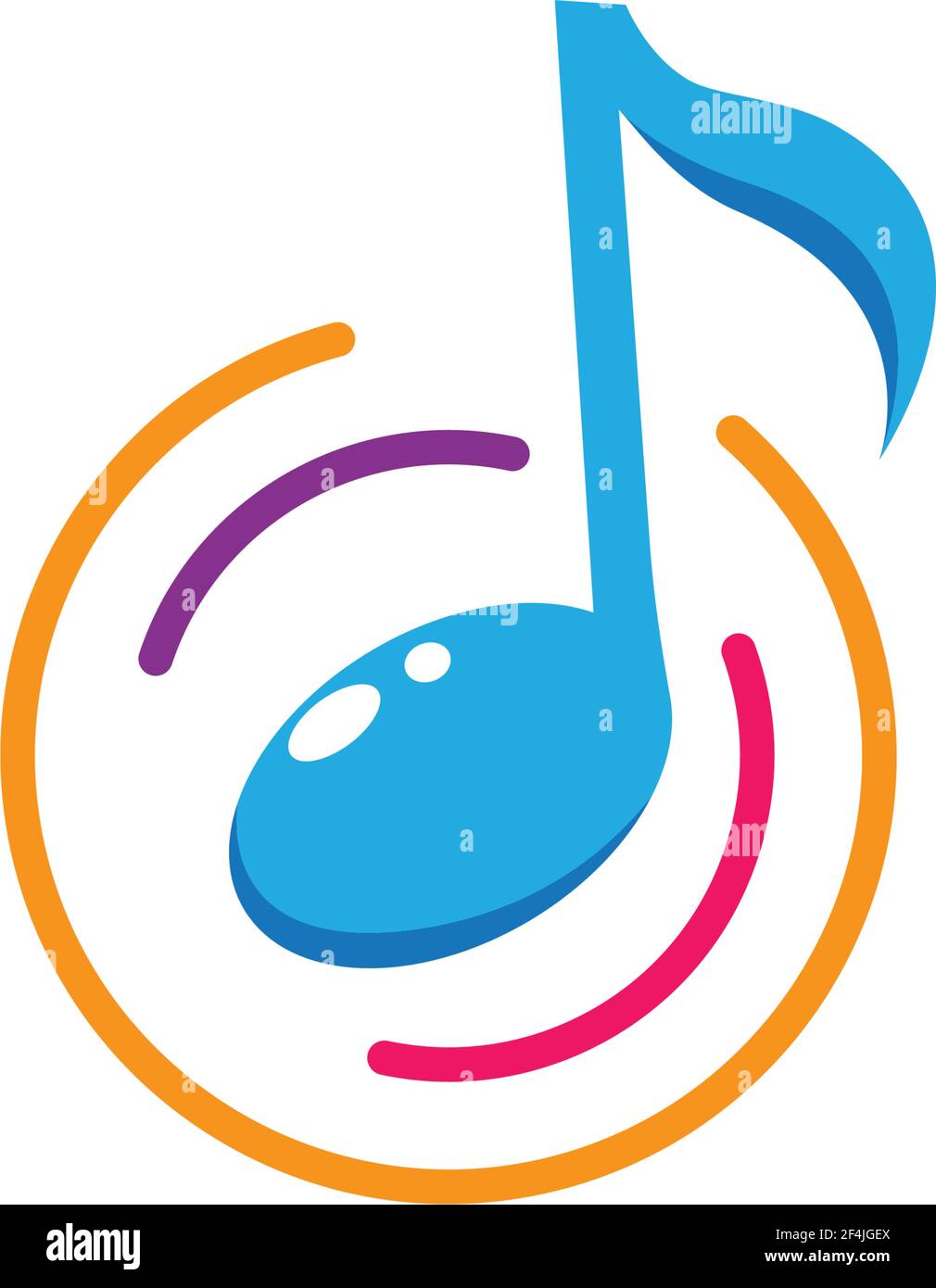 Music logo creative vector icon illustration Stock Vector Image & Art ...