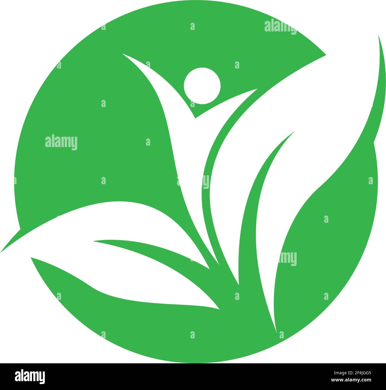 Leaf logo vector icon illustration Stock Vector Image & Art - Alamy