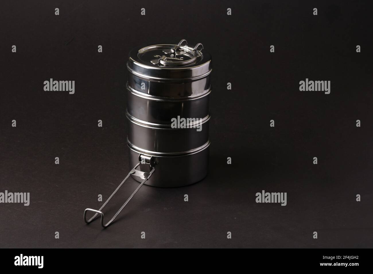 typical Indian Stainless Steel Tiffin Box Stock Photo - Alamy