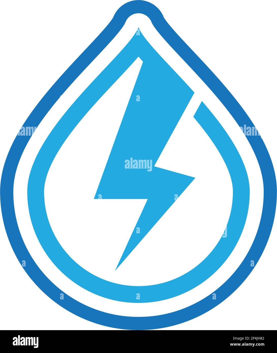 Water energy element icon logo illustration Stock Vector Image & Art ...