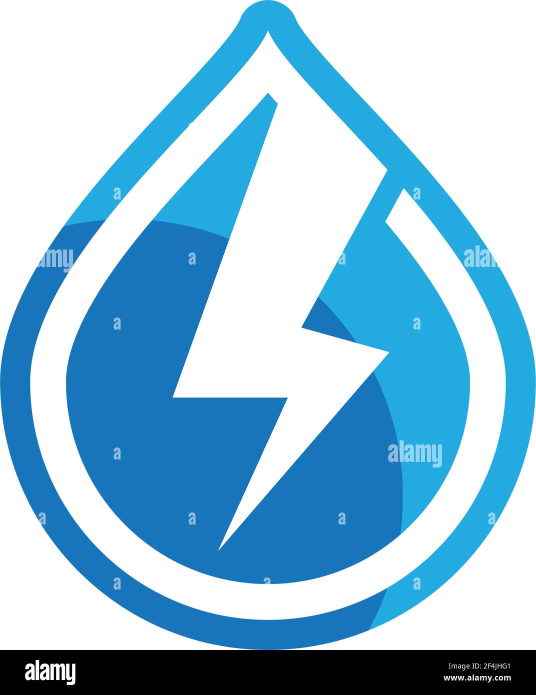 Water energy element icon logo illustration Stock Vector Image & Art ...