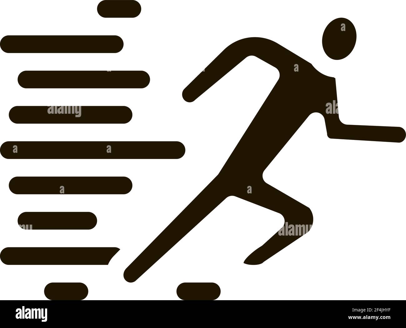 Human Running Icon Vector