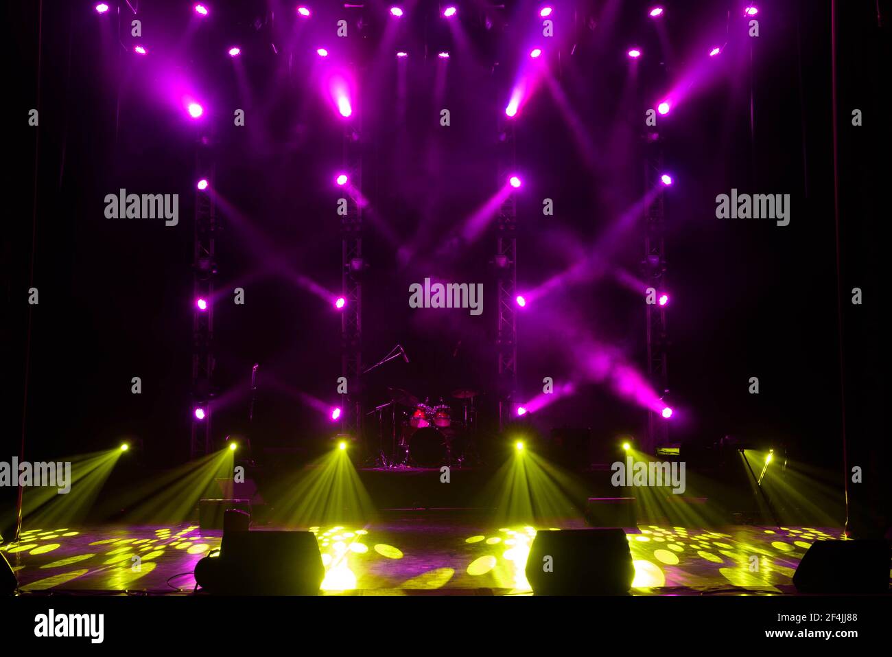 Concert light show, Colorful Stage Lights, light show at the Concert ...