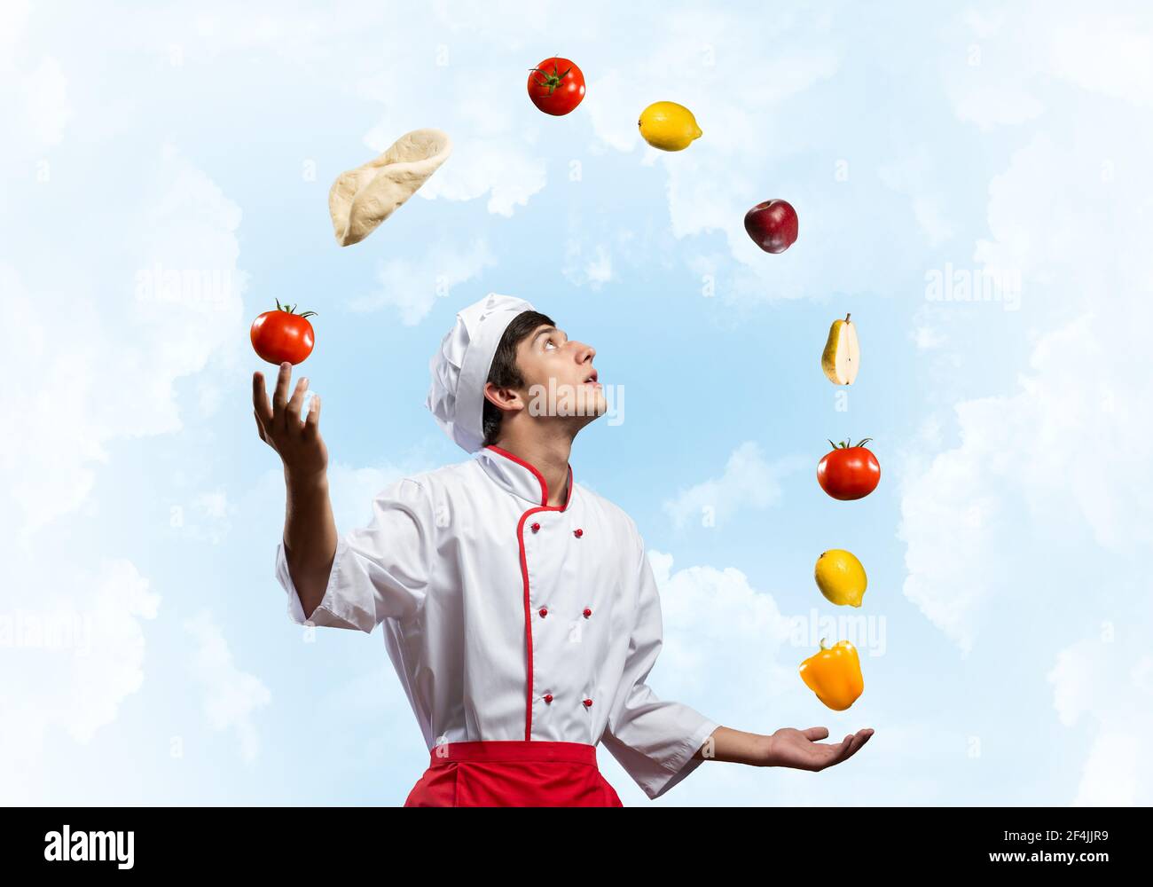 Juggler man food hi-res stock photography and images - Alamy