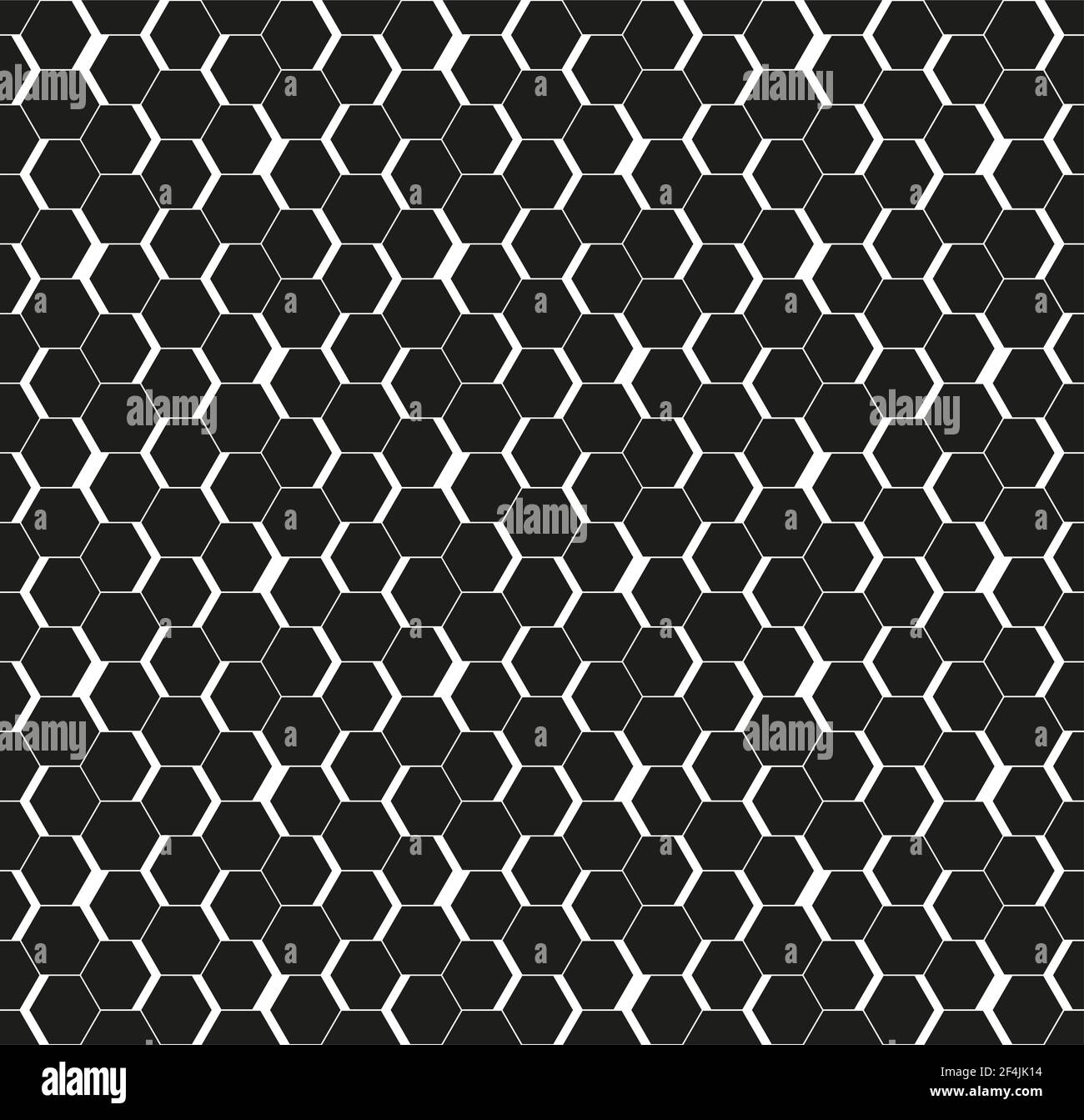 Black seamless honeycomb hexagonal art wall texture Stock Vector Image ...